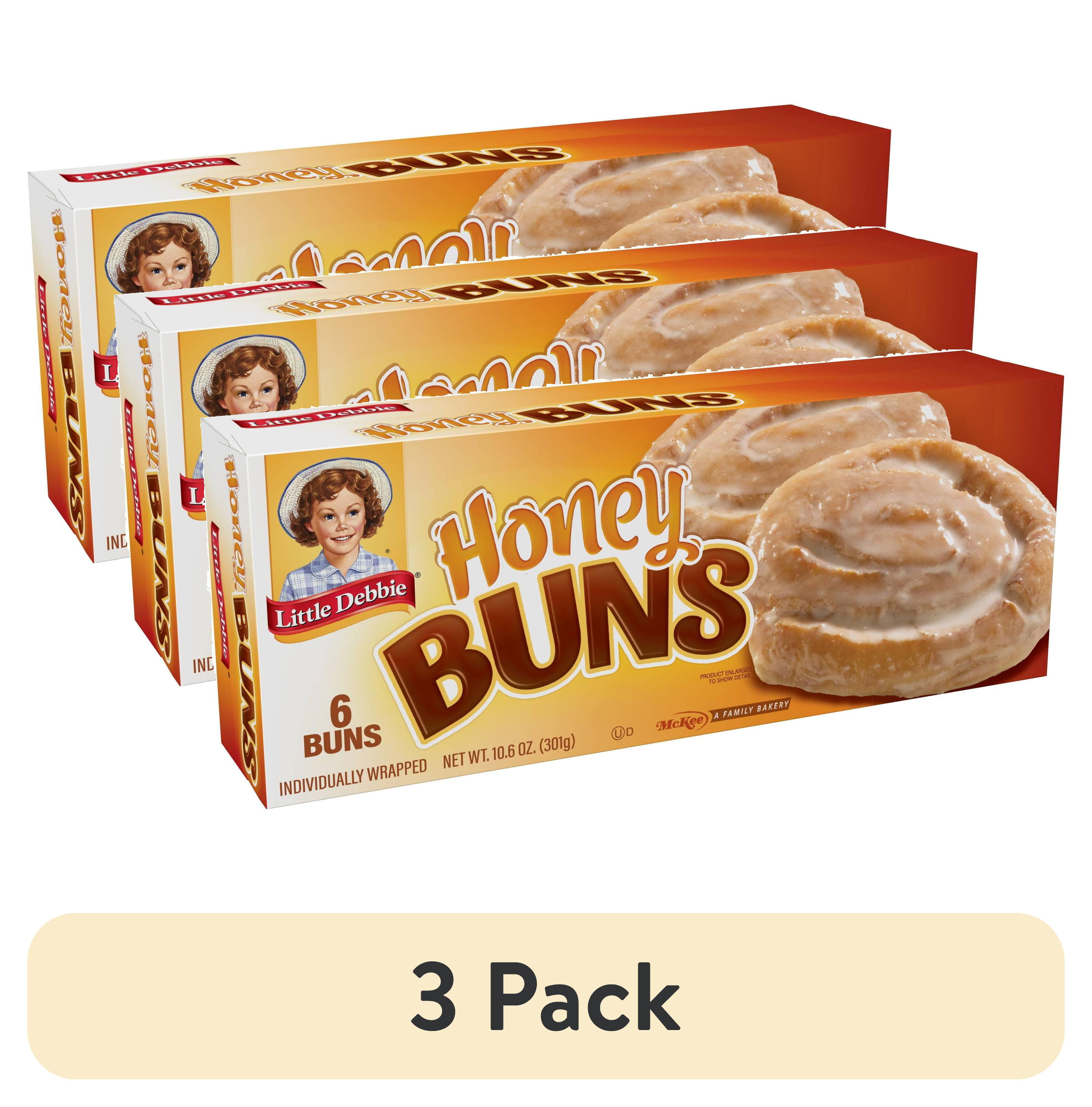(3 pack) Little Debbie Honey Buns, 10.6 oz, 6 Count - Walmart.com