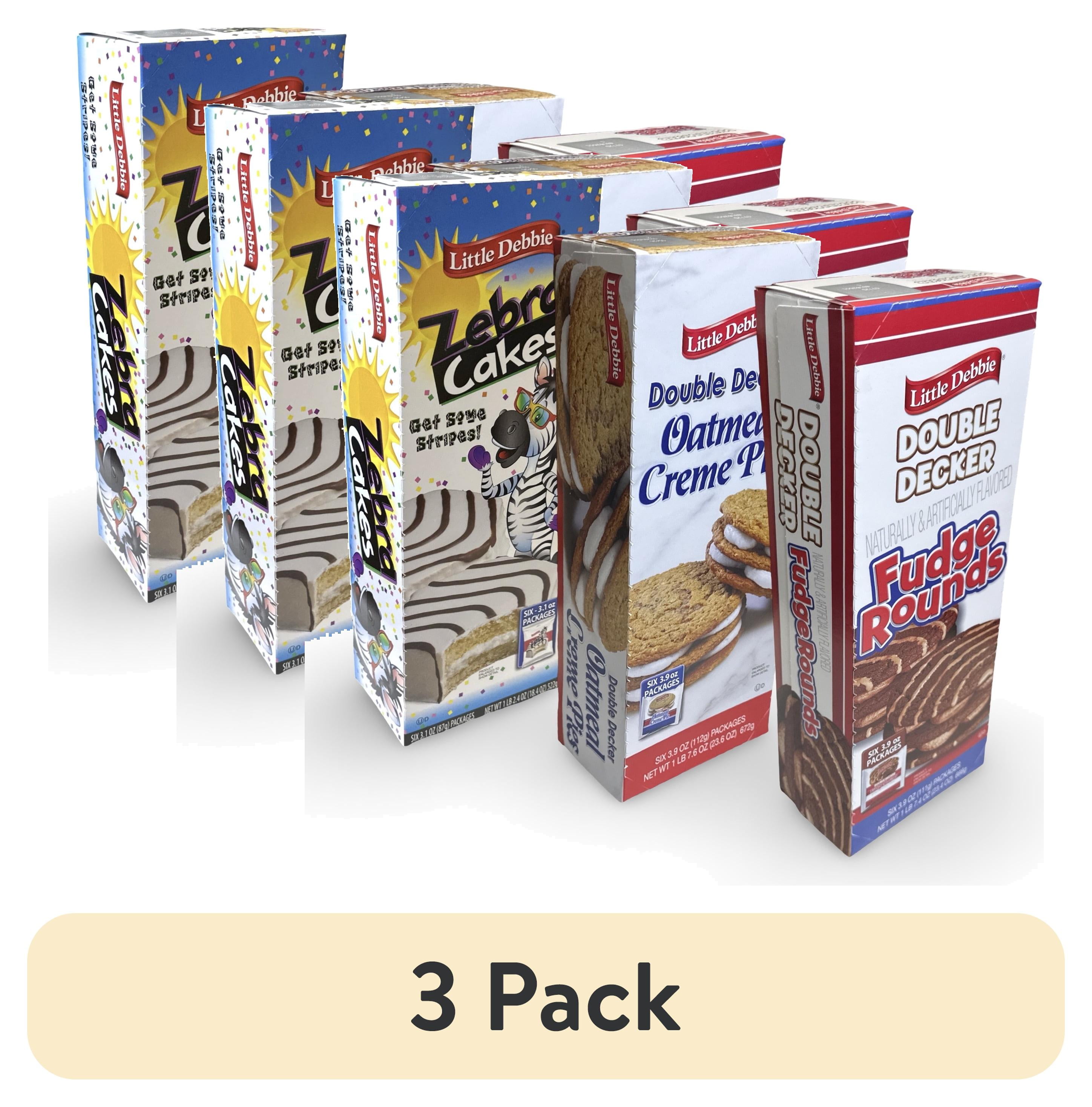 (3 pack) Little Debbie Mega Sized Cakes Combo Packs | Includes: Oatmeal ...