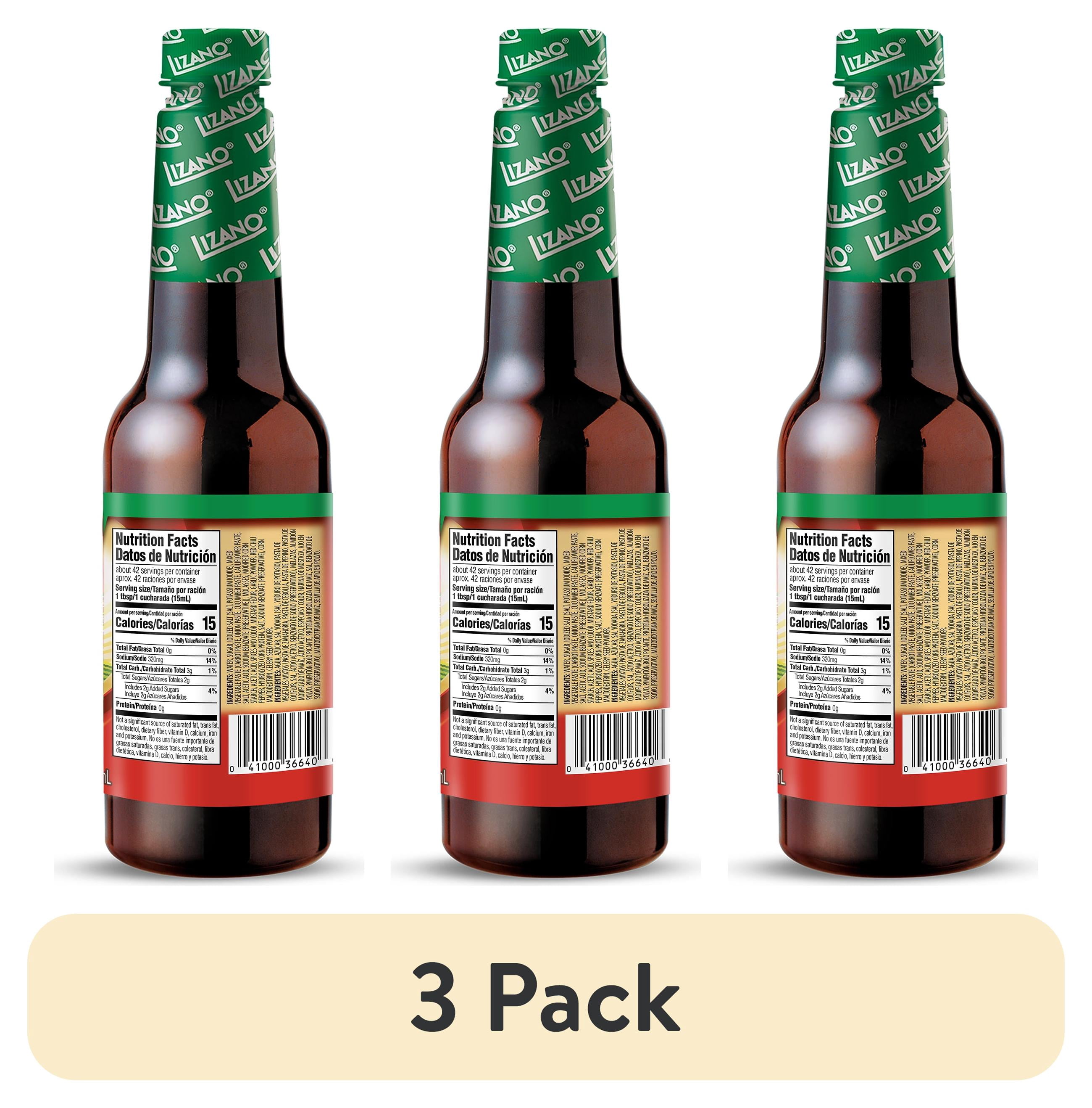 (3 pack) Lizano Sauce Original Flavor, Made with Vegetables and Spices ...