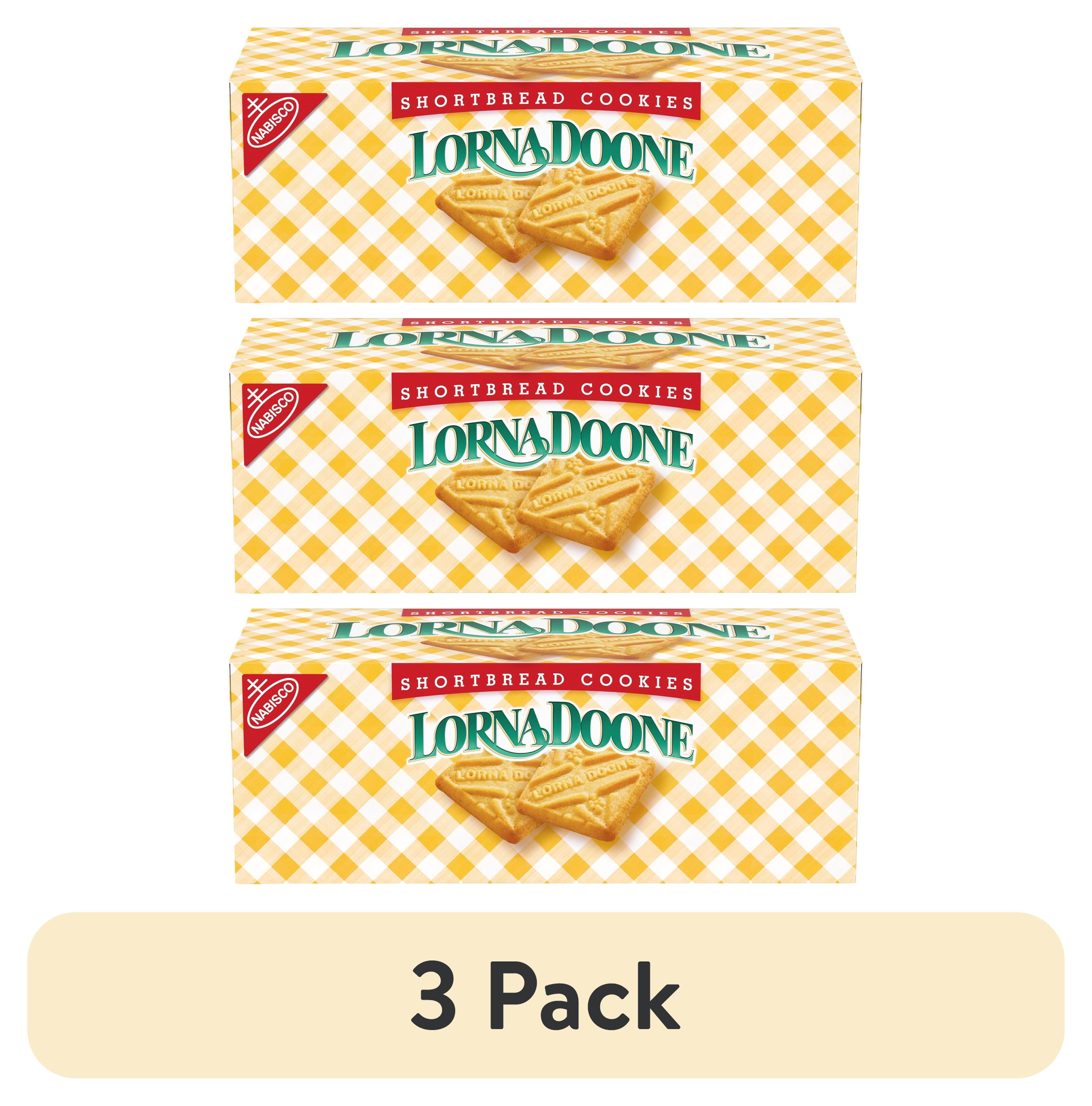 (3 pack) Lorna Doone Shortbread Cookies, 3 Snack Packs (6 Cookies Per ...