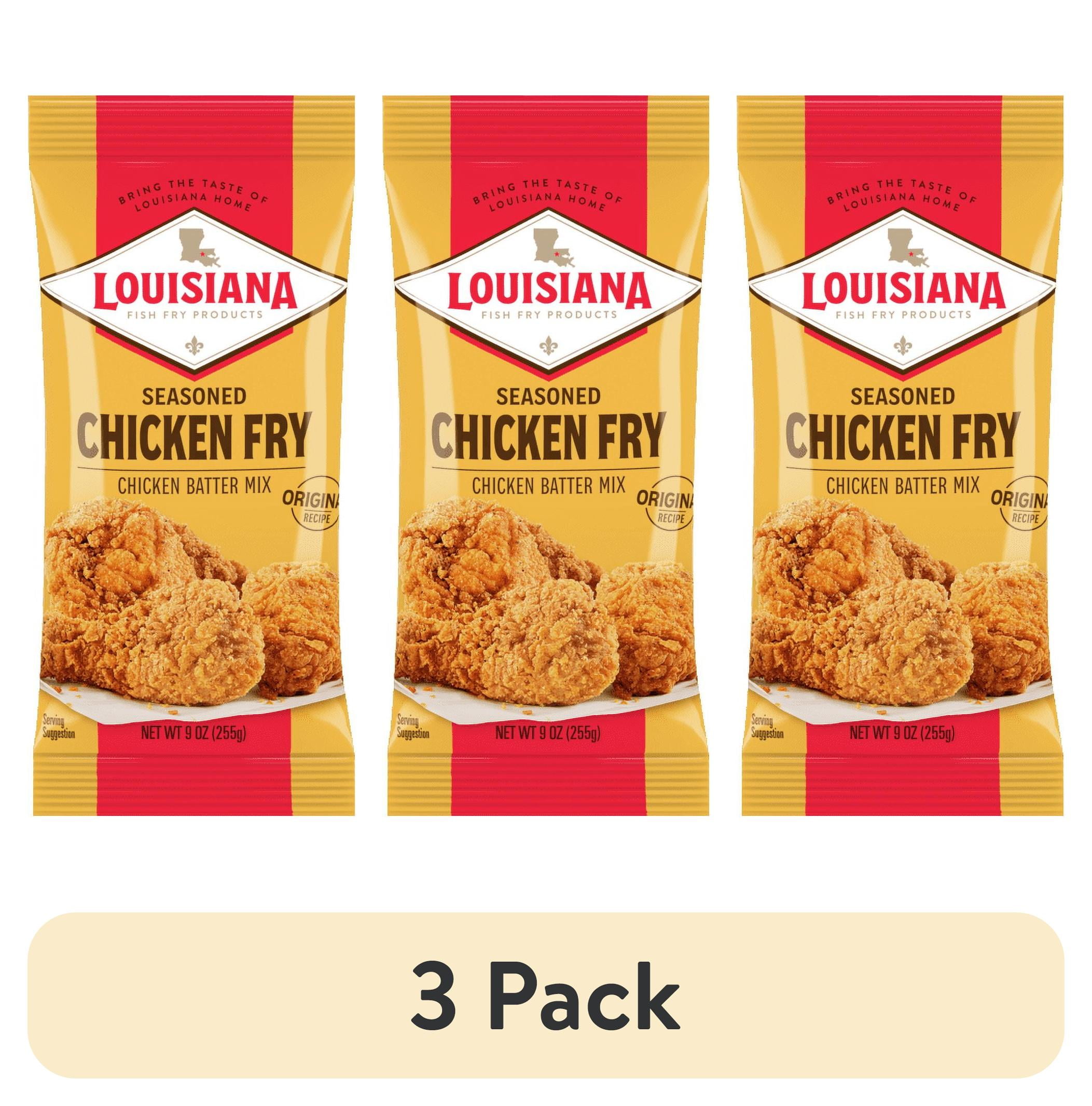 (3 pack) Louisiana Fish Fry Products Crispy Seasoned Chicken Fry ...