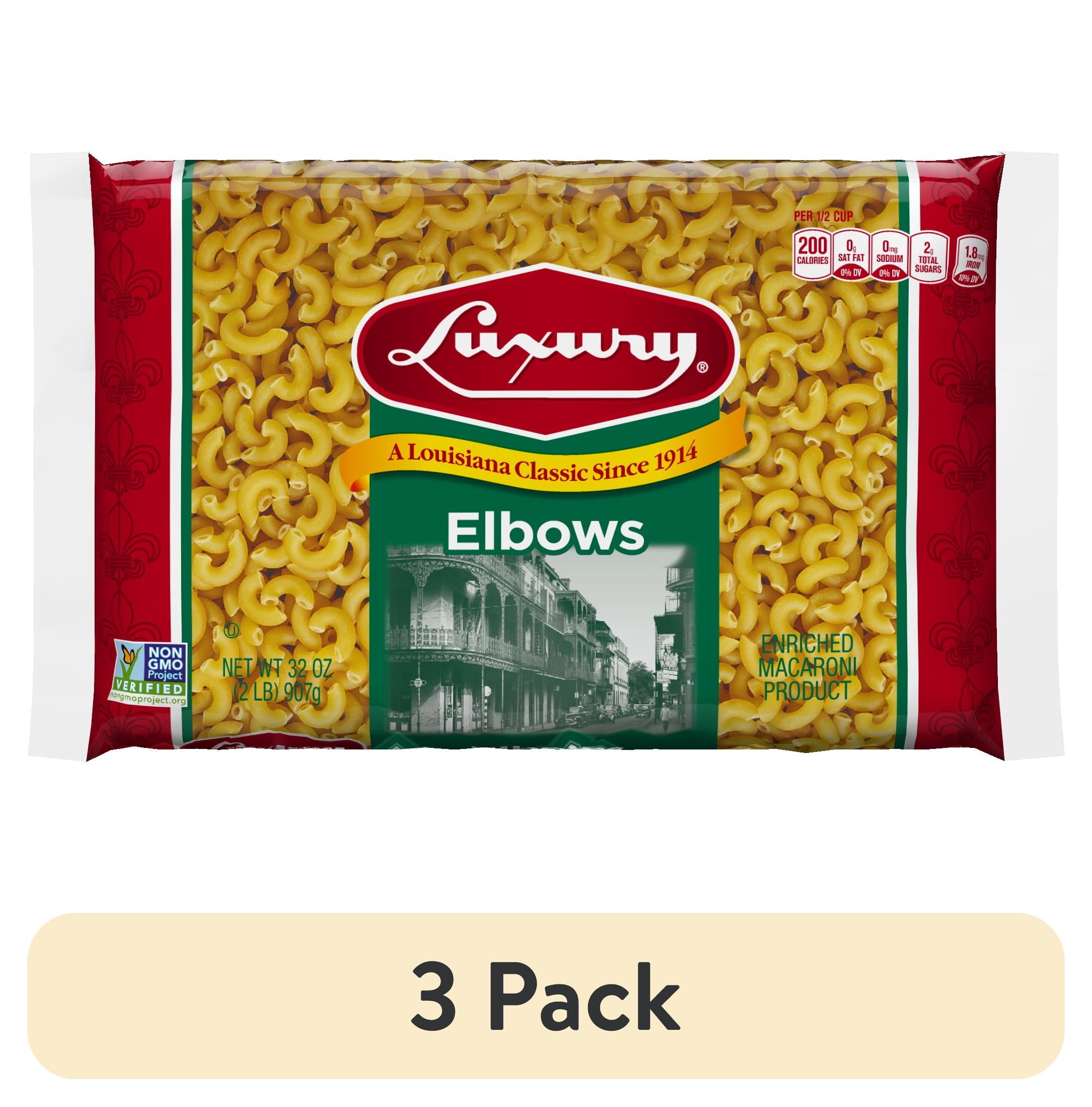(3 pack) Luxury 32 oz Elbow Macaroni - Walmart.com
