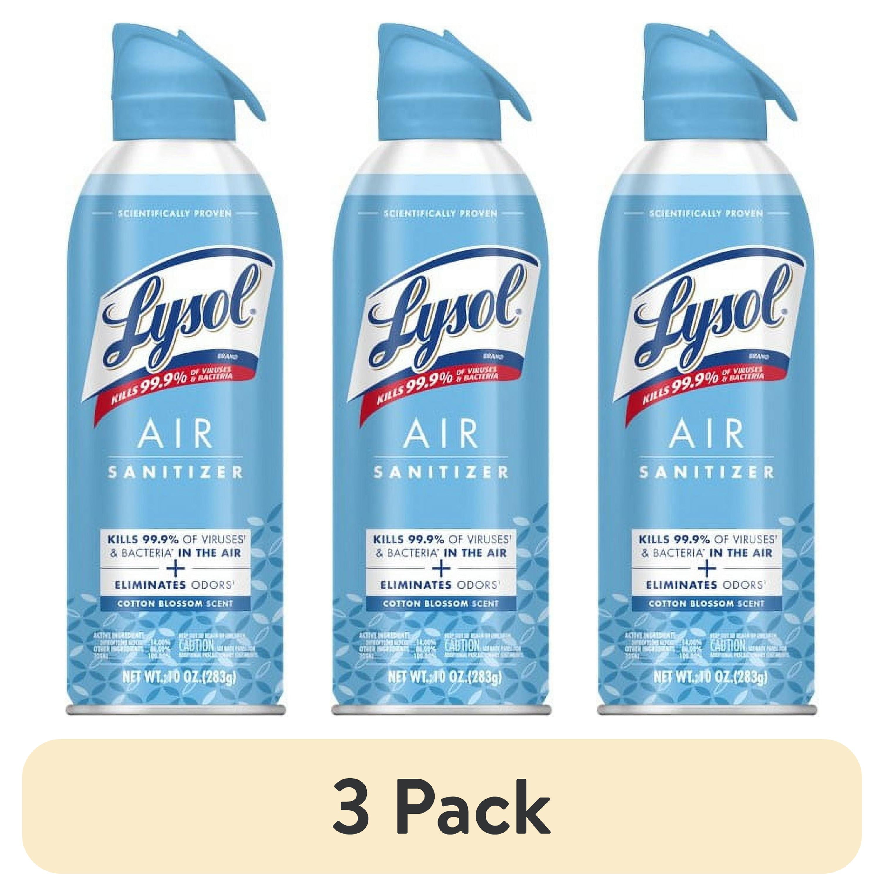 (3 pack) Lysol Air Sanitizer Spray for Air Sanitization and Bacterial ...