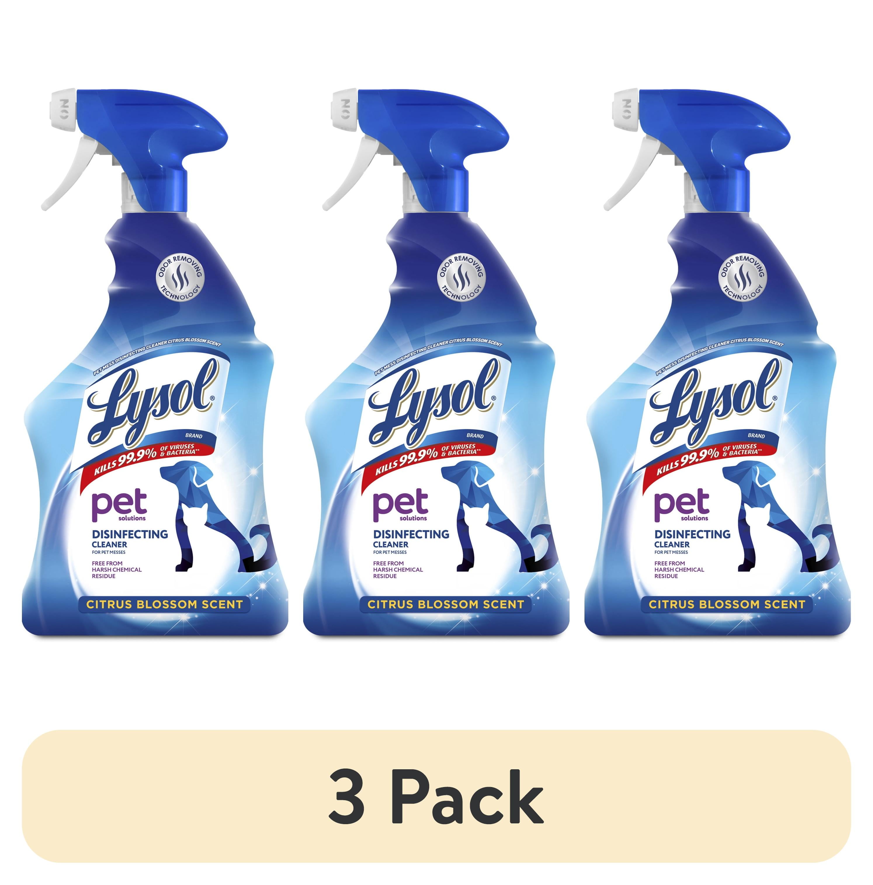 (3 pack) Lysol Pet Solutions –Disinfecting Cleaner, Citrus Blossom ...