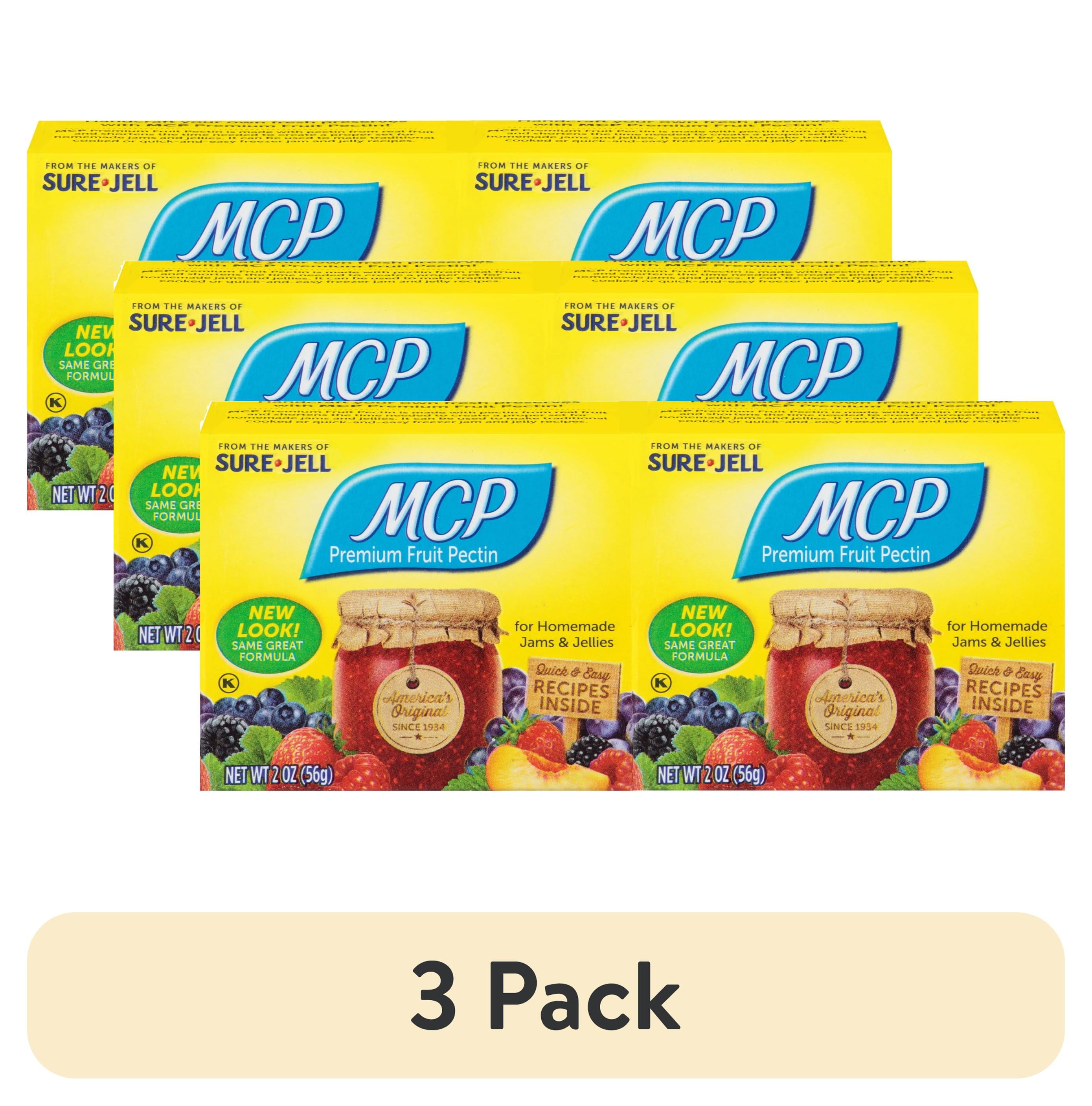 (3 pack) MCP Premium Fruit Pectin, 2 ct Pack (2 oz Boxes) - Walmart.com