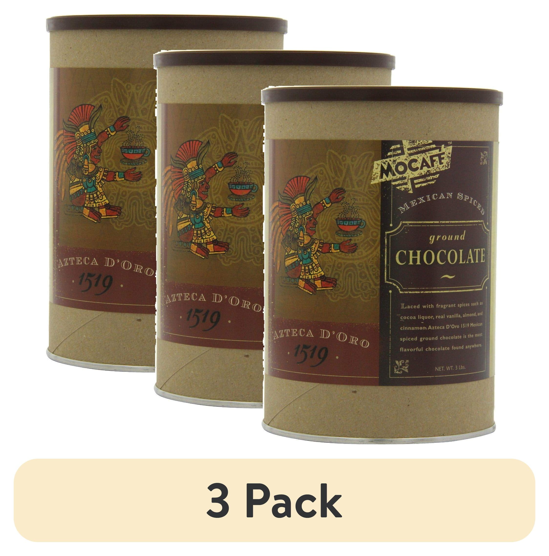 (3 pack) MOCAFE Azteca D'oro 1519 Mexican Spiced Ground Chocolate, 3 ...