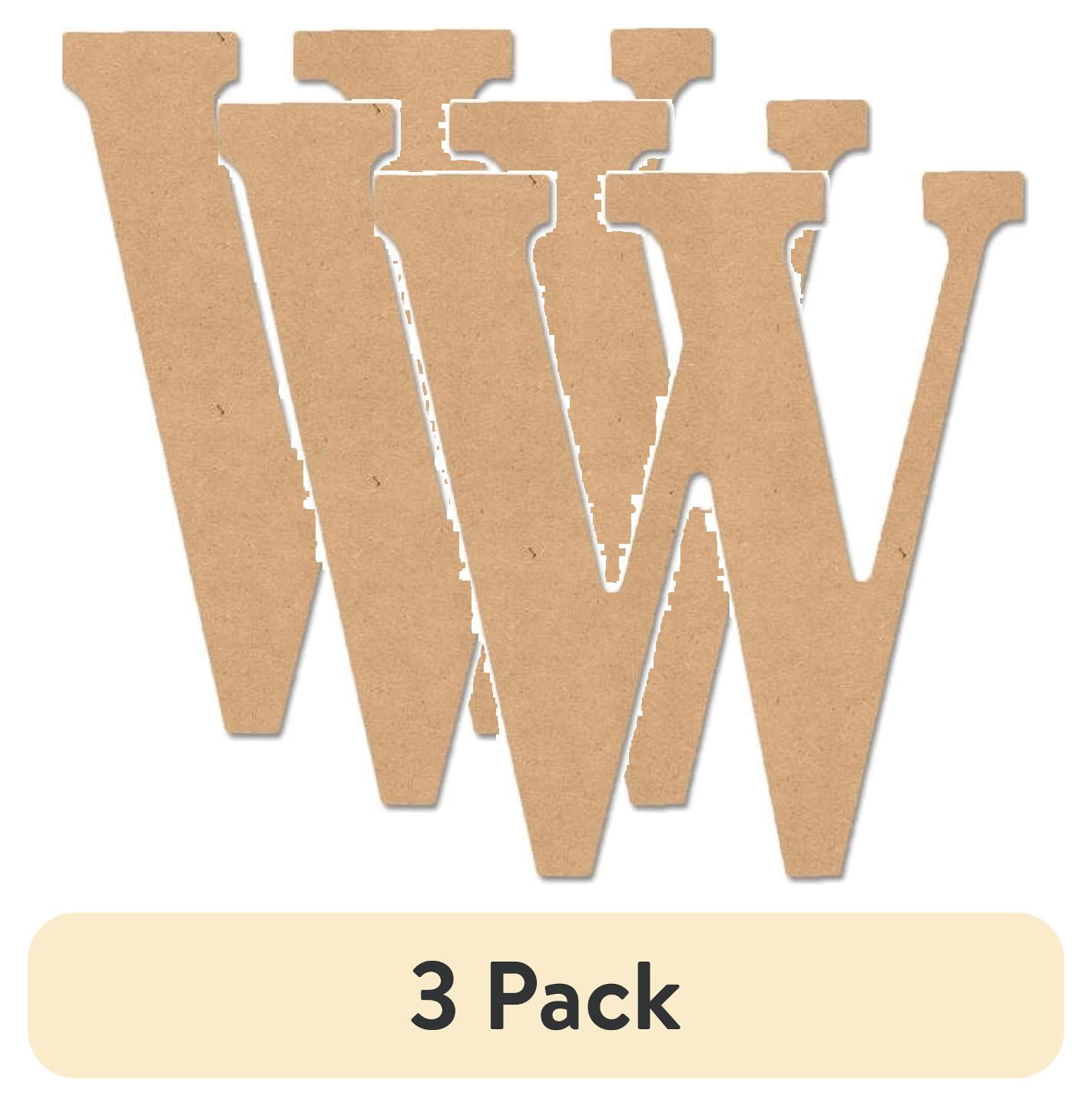 (3 pack) MPI Wood 8" Letter Classic Font W - Walmart.com