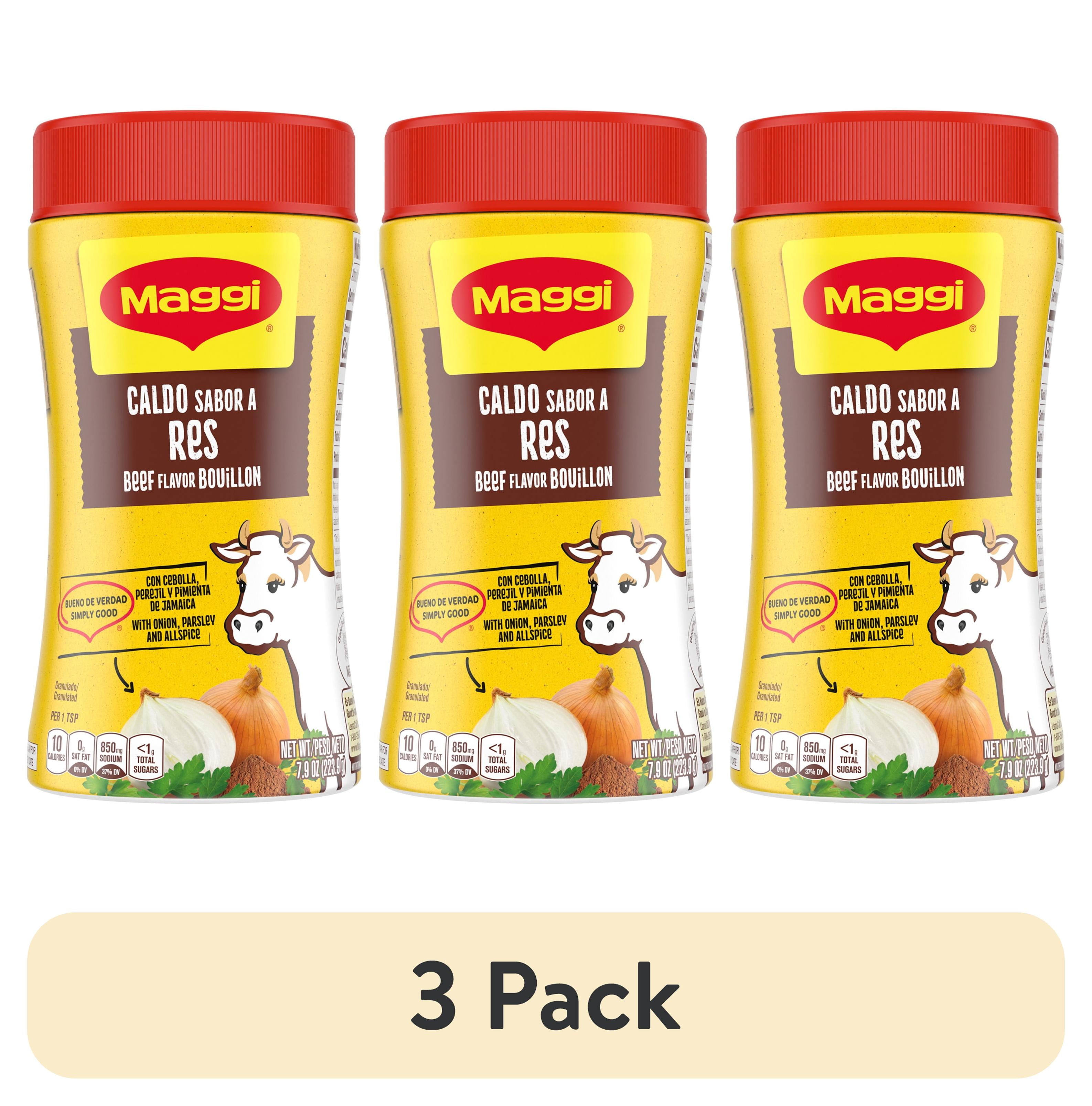 (3 pack) Maggi Granulated Beef Flavor Bouillon Ground, 7.9 oz - Walmart.com