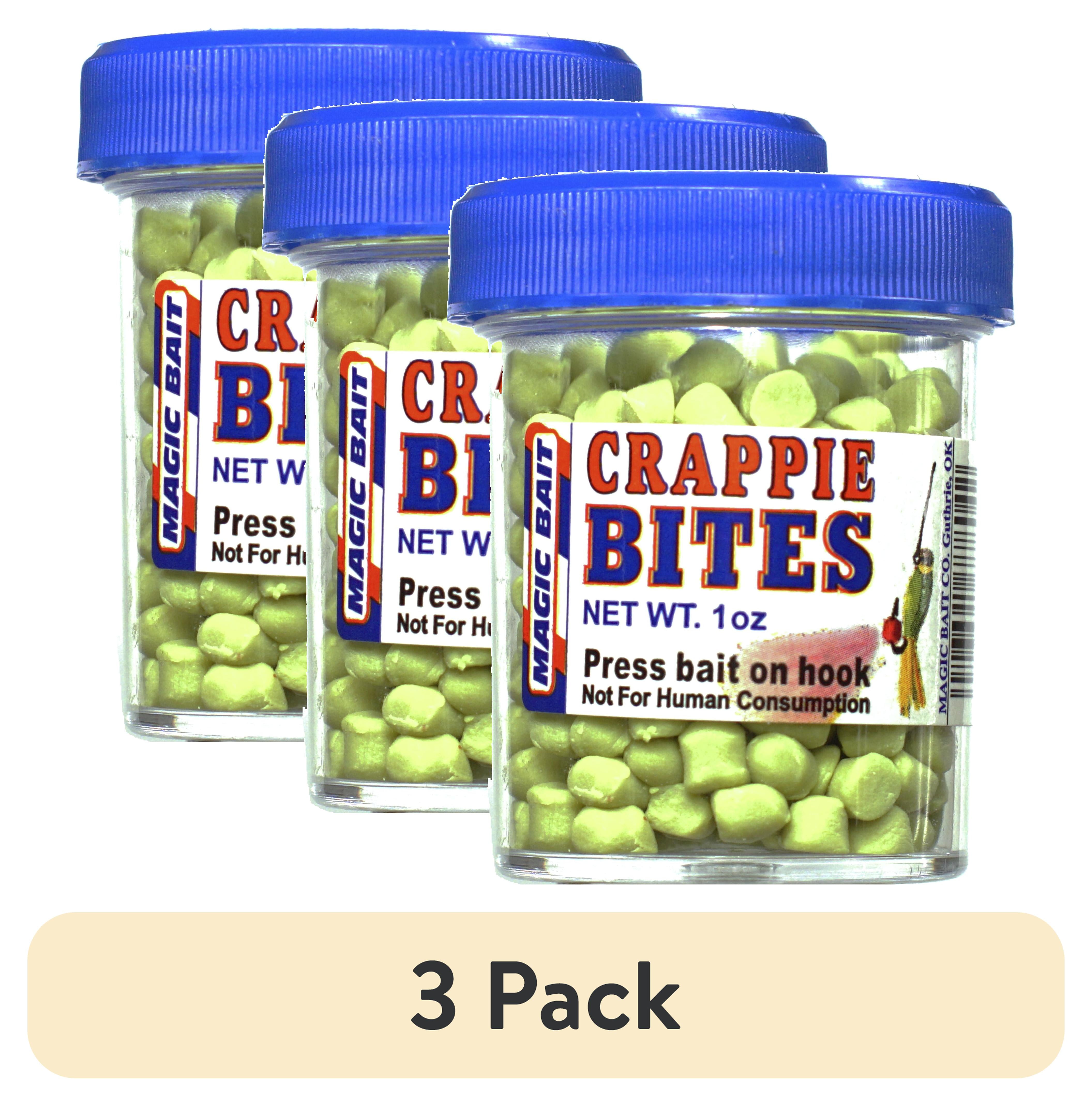 Magic Bait Crappie Bites Fishing Bait Chartreuse 1oz 3 Pack No ...
