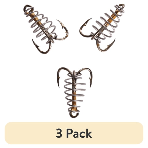 Magic Bait Catfish Dough Bait Hooks with Spring, 3 Pack - Walmart.com