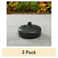 (3 pack) MS Fillable OPP Resin Umbrella Base Black - Walmart.com