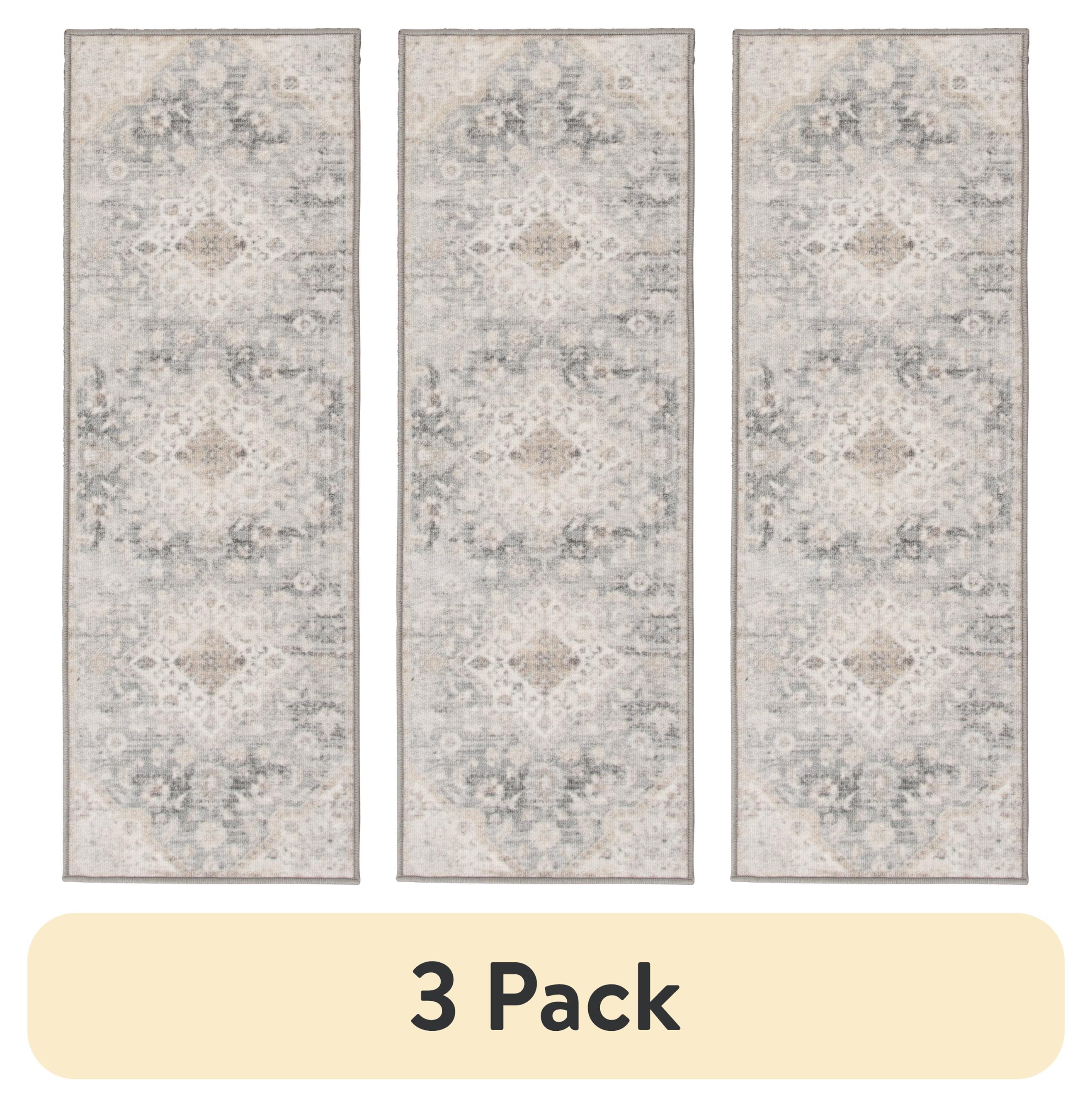 (3 pack) Mainstays 20" x 60" Persian Medallion Indoor Runner Rug ...