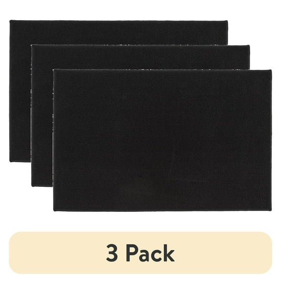 Mainstays Titan Accent Rug - 30x46 Indoor Rug - Black - Walmart.com