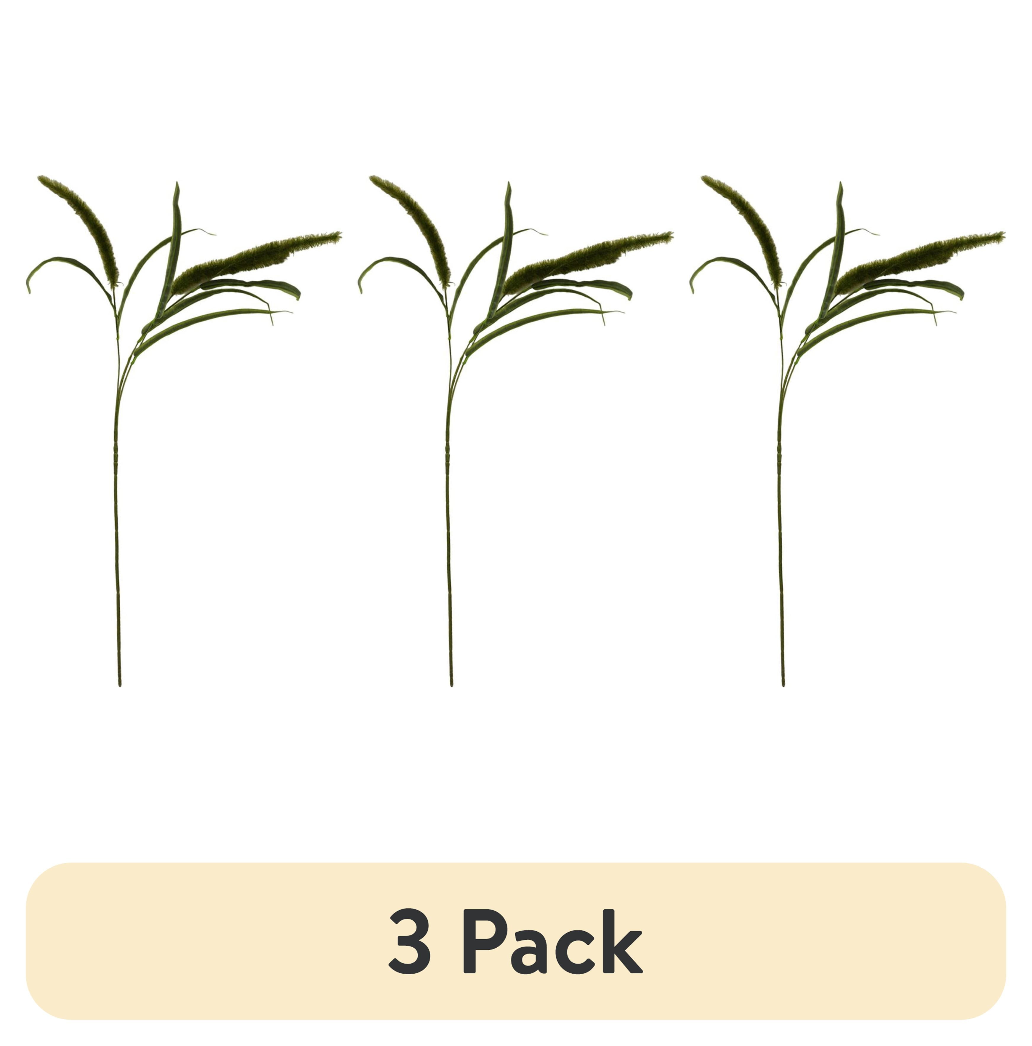 Mainstays 36 Tall Artificial Green Dog Tail Grass Stem Indoor Use Faux ...