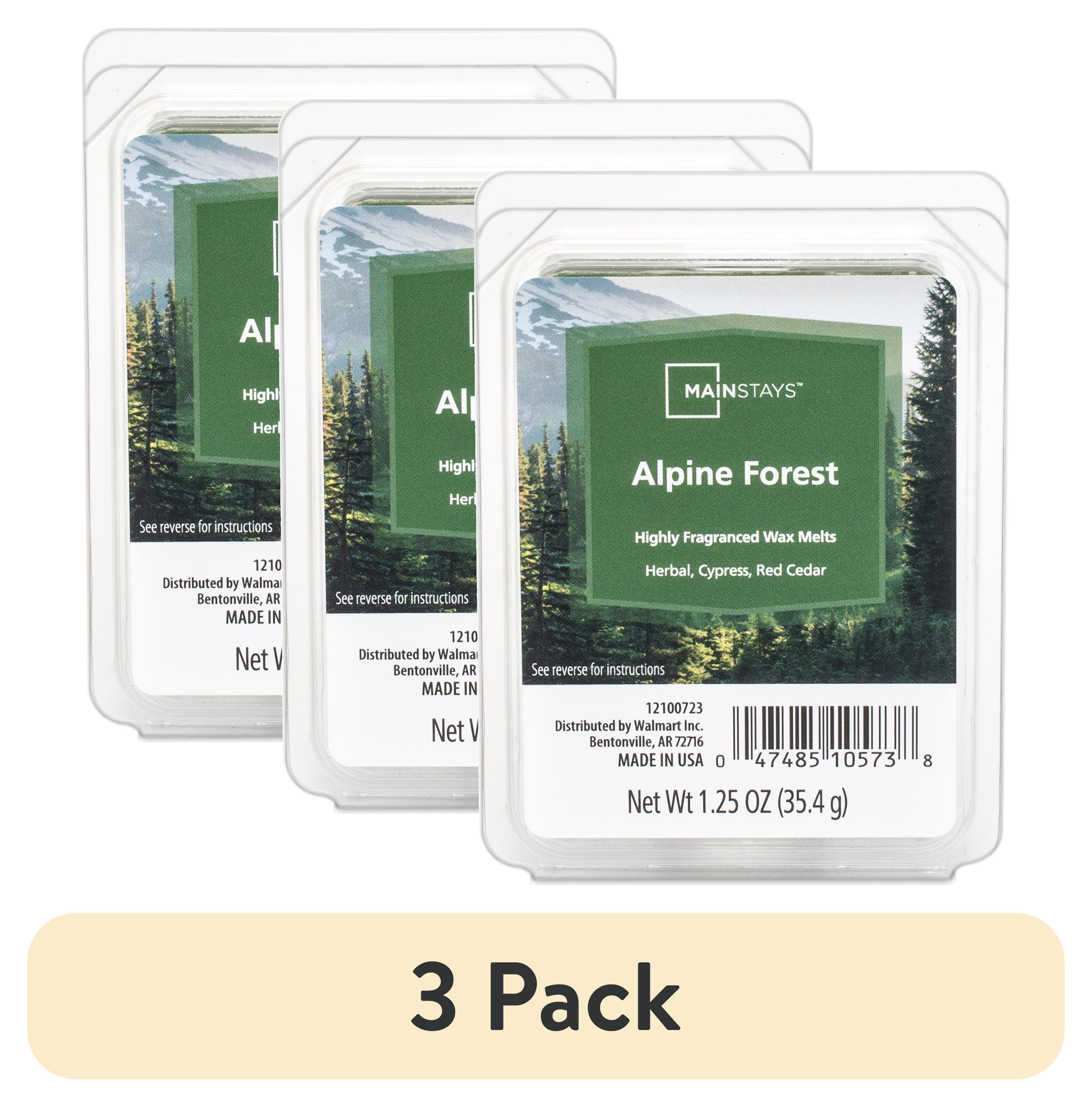 (3 pack) Mainstays Alpine Forest Scented Wax Melt, 1.25 oz - Walmart.com