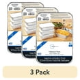 (3 pack) Mainstays 9" x 6.5" Aluminum Pans with Folded Lids, 3 Count ...