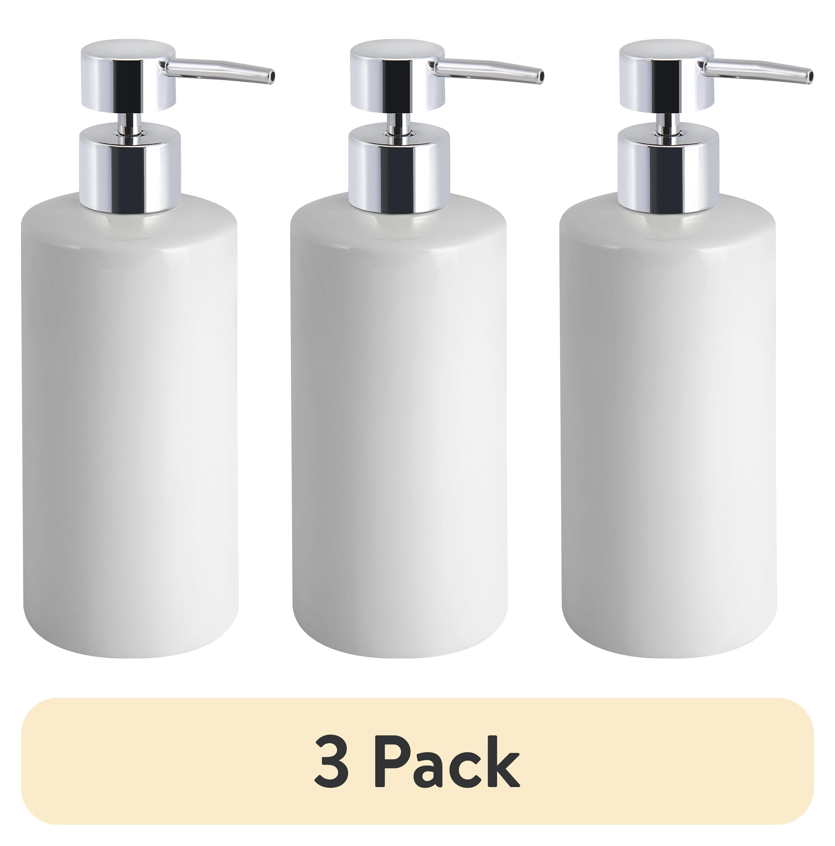 (3 pack) Mainstays Basic Ceramic Lotion Pump White - Walmart Business ...