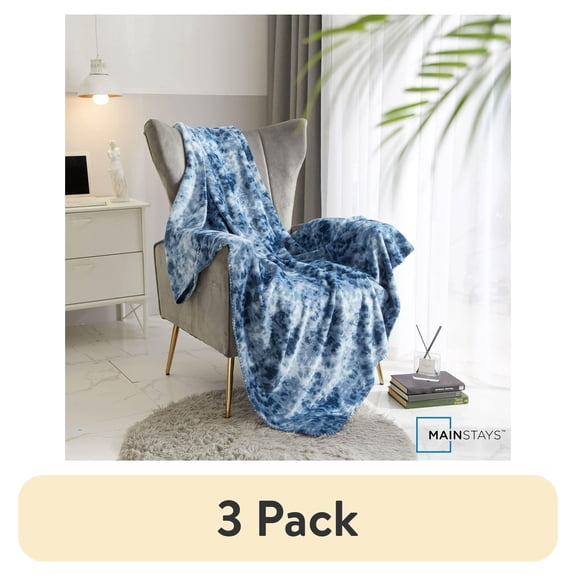Mainstays Plush Blanket Throws