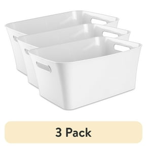 White Storage Bins