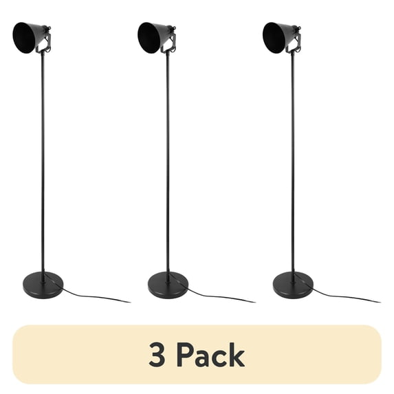 Mainstays Modern 64 Floor Lamp - Adjustable Head - Walmart.com