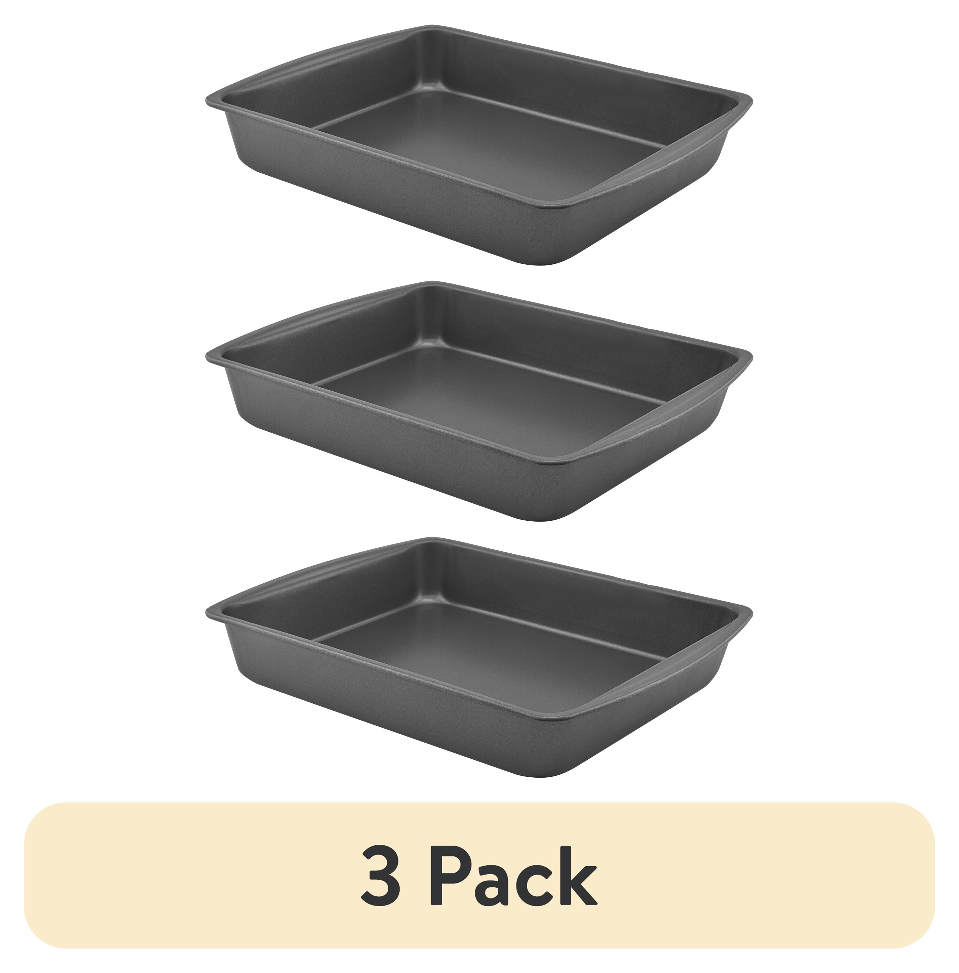 Mainstays Nonstick Oblong Cake Pan - 12.7 X 8.9 X 2 - Walmart.com