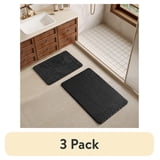 Mainstays Rich Black Memory Foam Bath Rug Set - Walmart.com