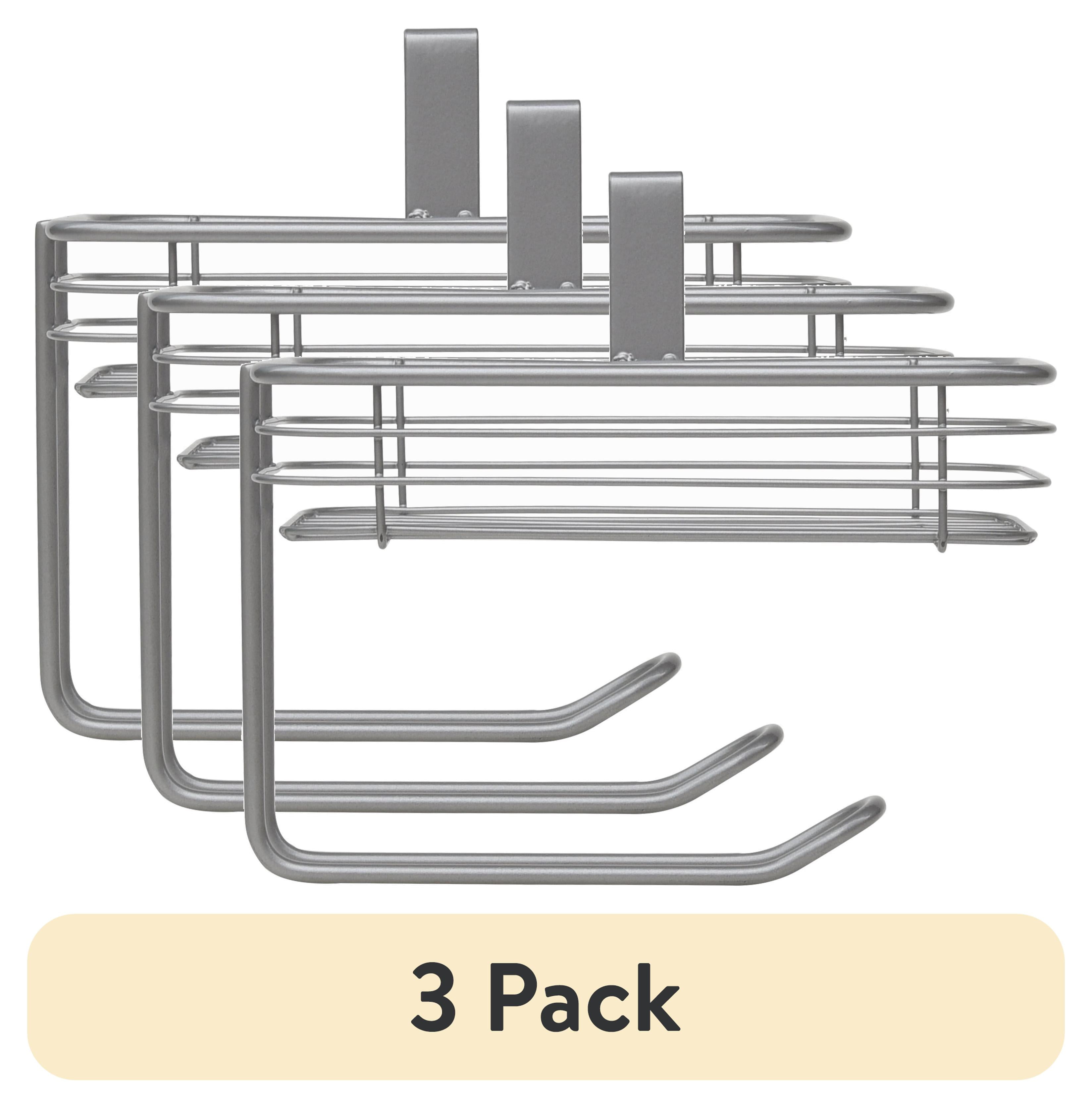 (3 pack) Mainstays Satin Nickel Over-the-Tank Toilet Paper Tissue ...