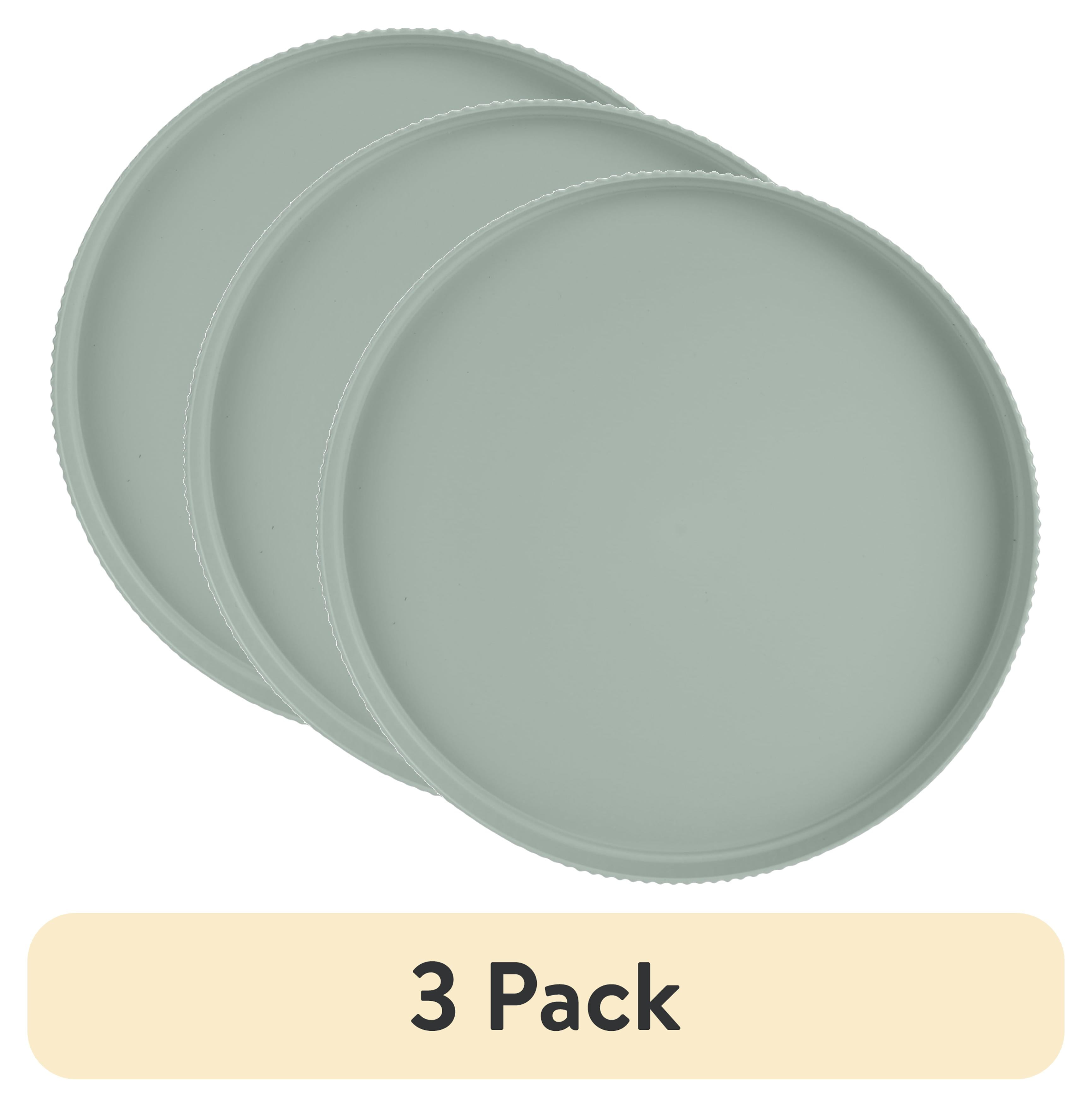 Mainstays Sea Green Recycled Plastic Dinner Plate - 10-Inch - Walmart.com