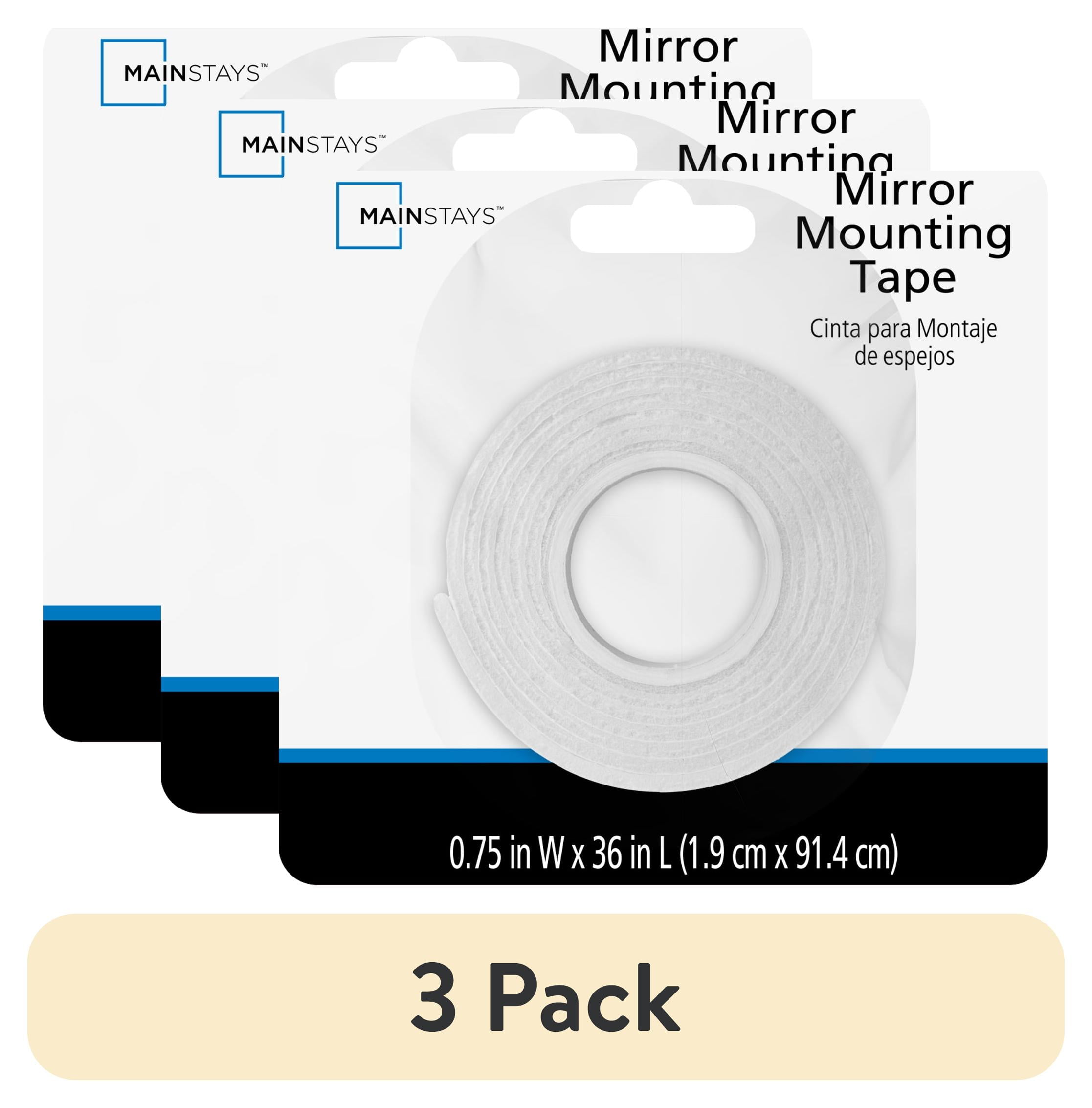 (3 pack) Mainstays Two Way Tape For Mirror - Walmart.com