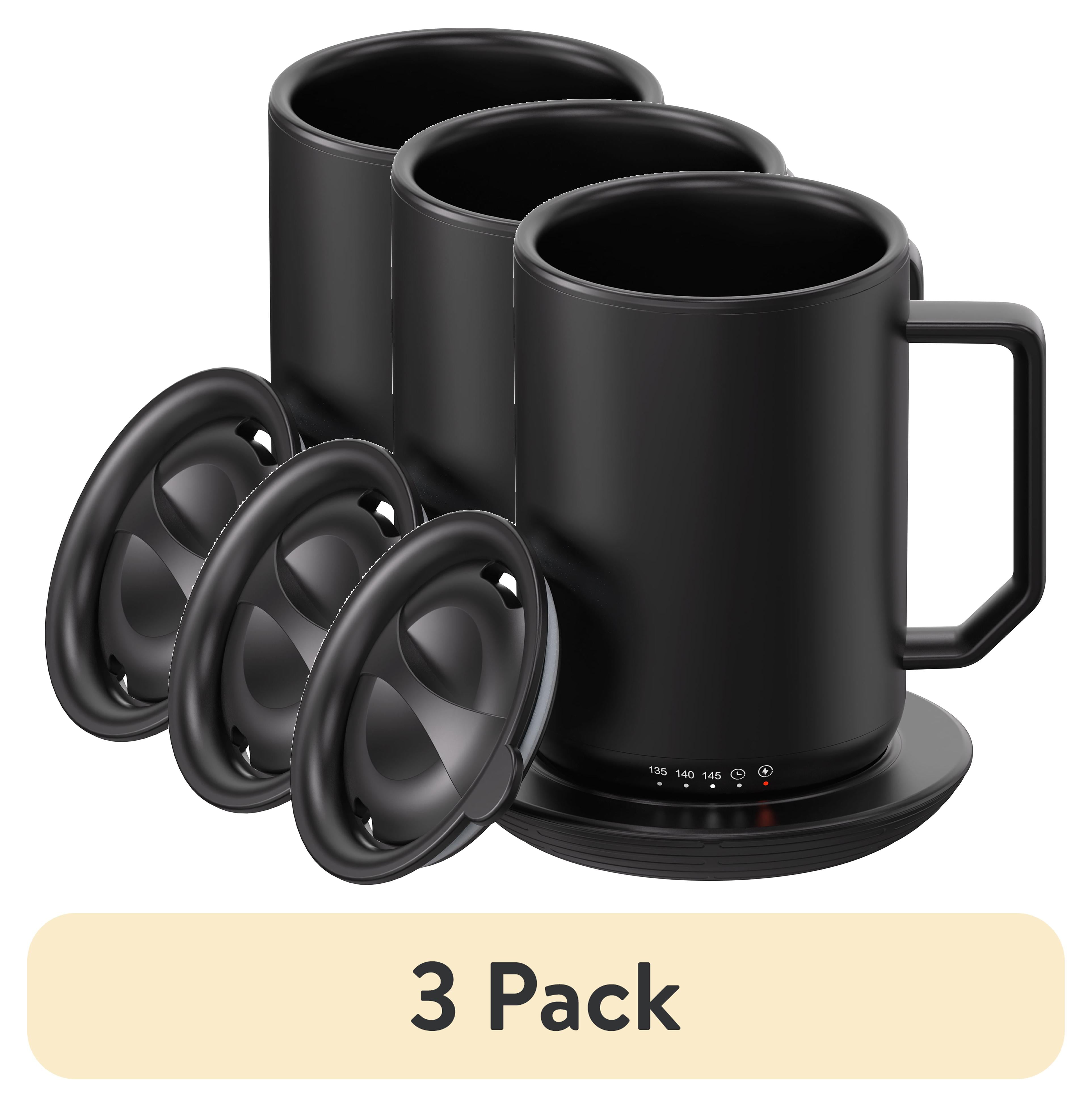 (3 pack) Mainstays Warming Coffee Mug, 12 oz Stainless Steel Coffee Mug ...