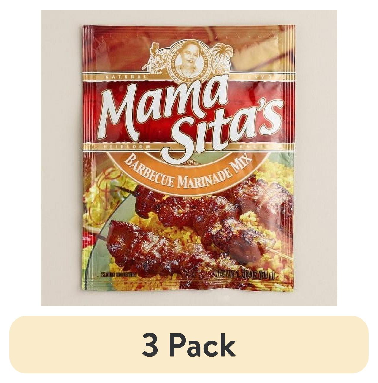 (3 pack) Mama Sita Barbecue Marinade Mix, 50 Gram - Walmart.com