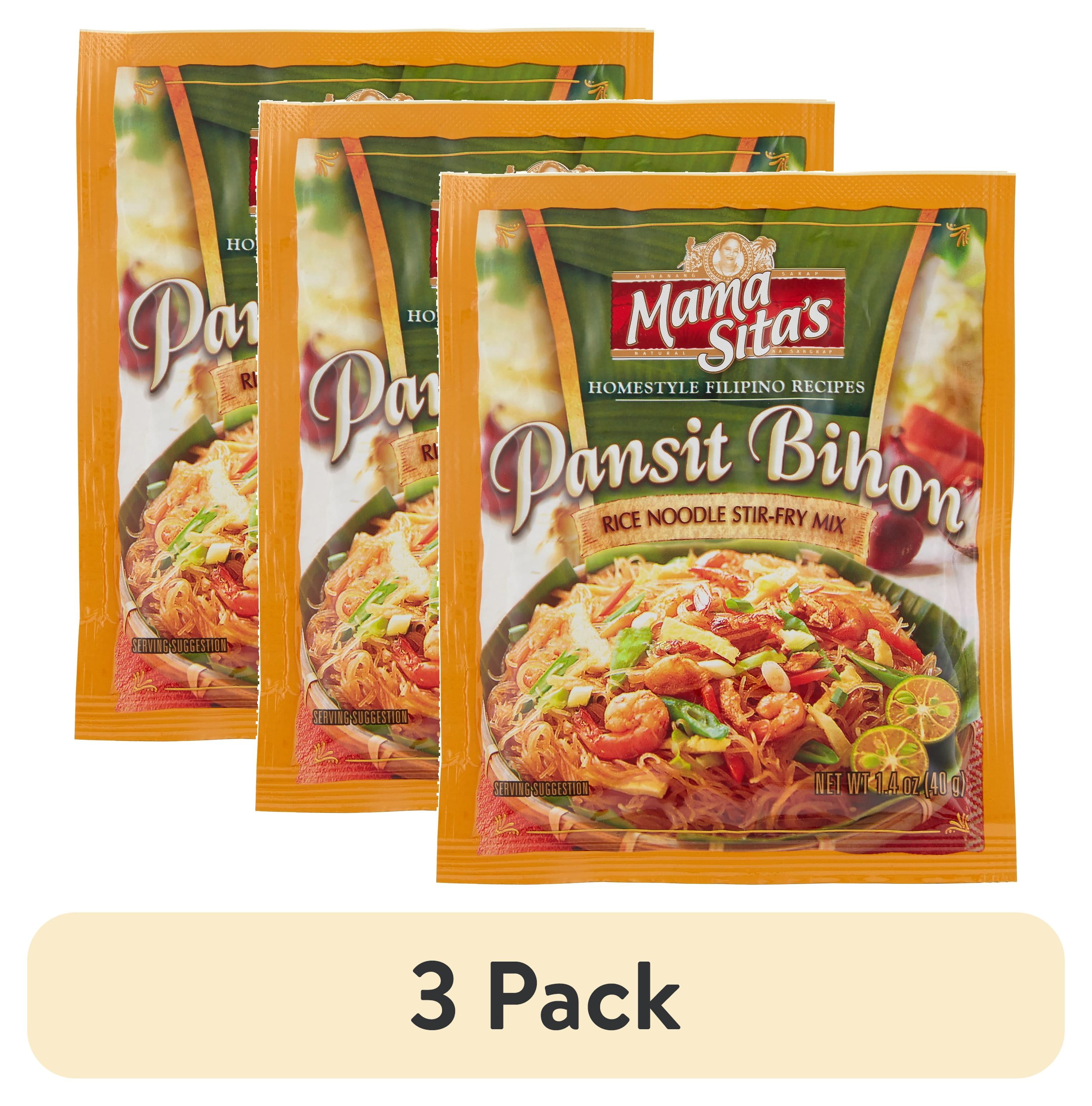 (3 pack) Mama Sita Pansit Bihon Stir Fry Mix, 40 Gram - Walmart.com