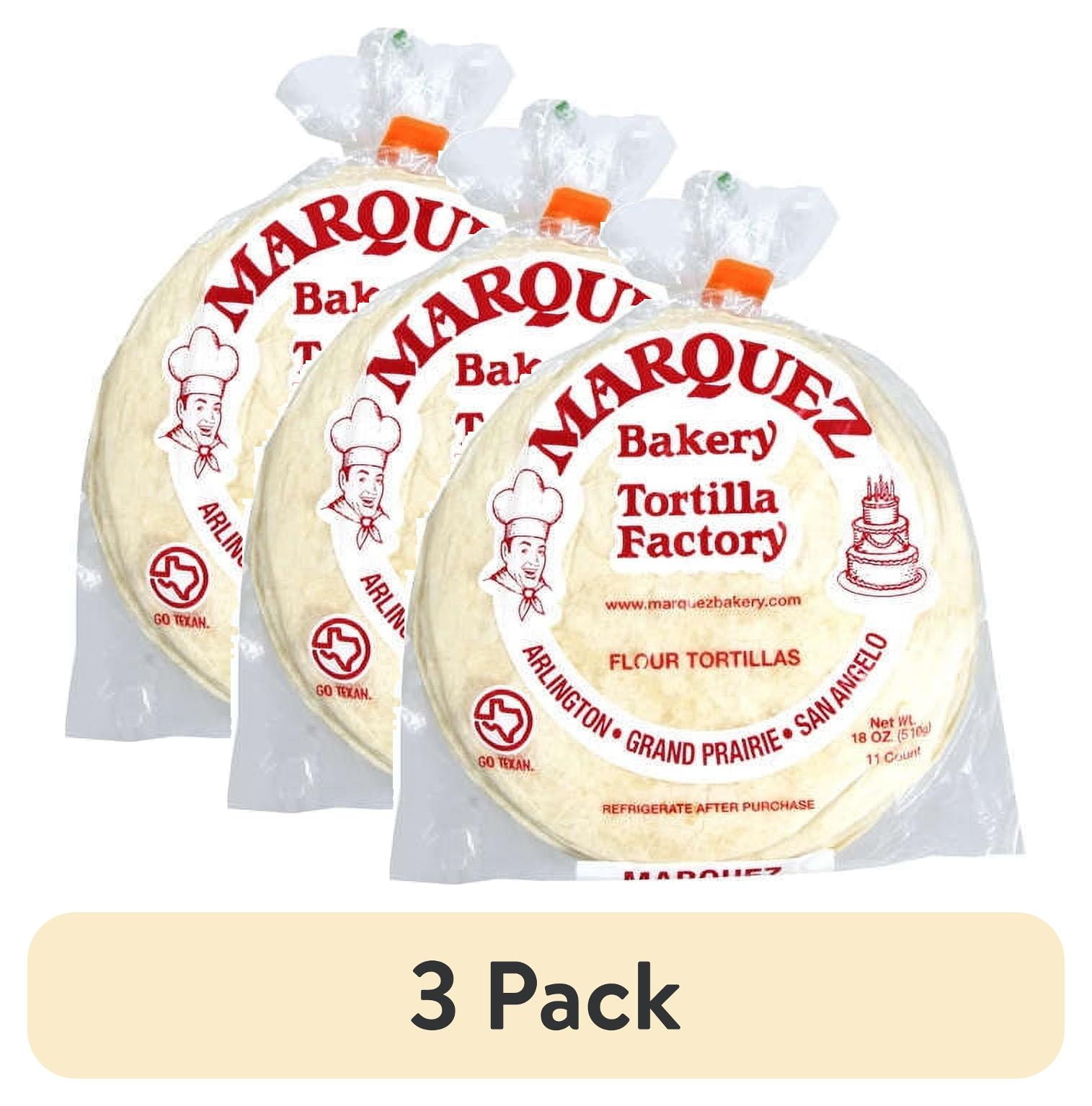 (3 pack) Marquez Bakery Marquez Flour Tortillas - Walmart.com