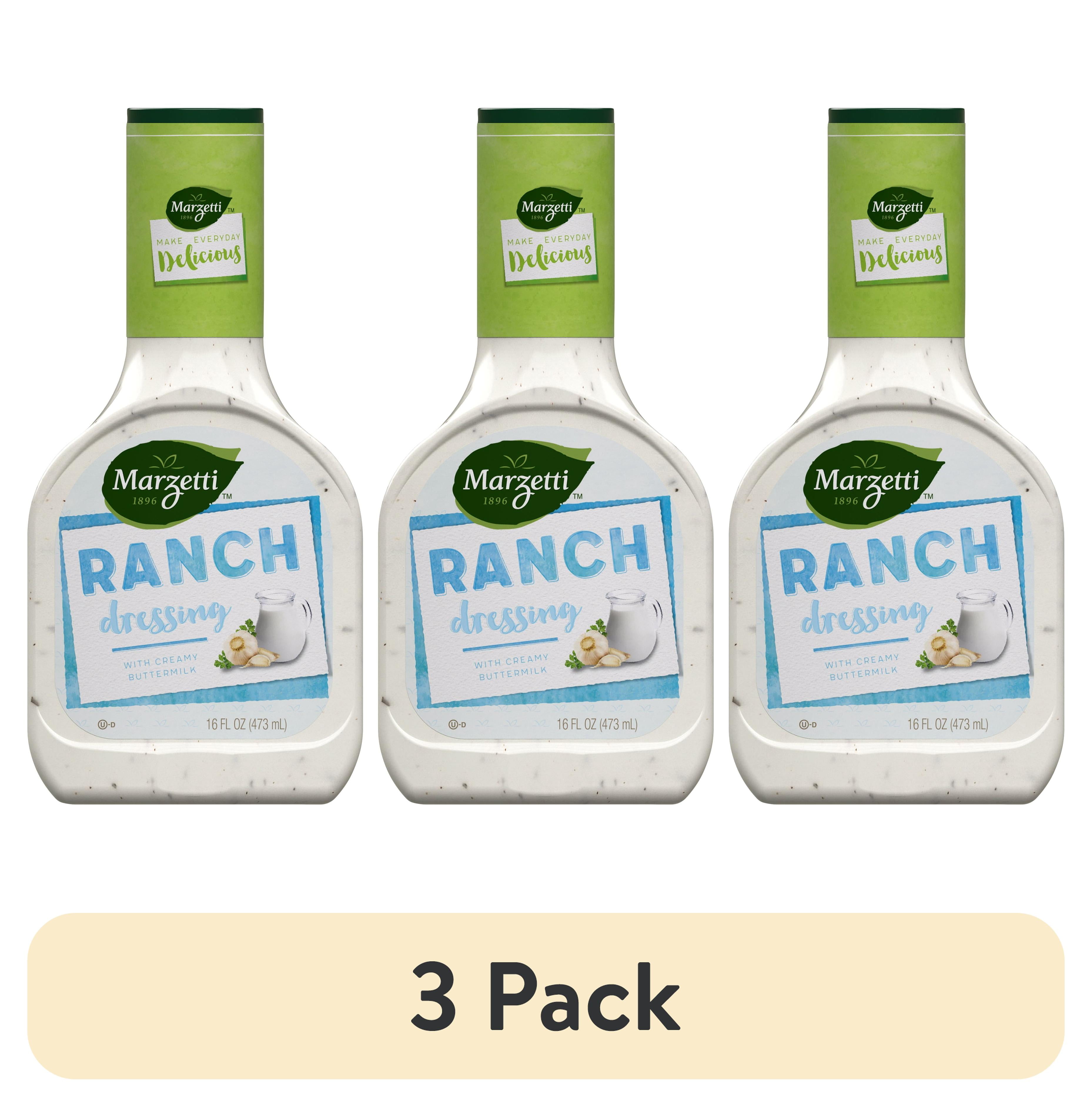 (3 pack) Marzetti Ranch Dressing 16 fl. oz. Bottle - Walmart.com