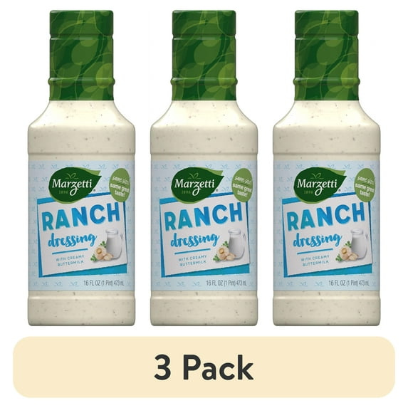 (3 pack) Marzetti Ranch Dressing, 16 fl. oz. Bottle - Walmart.com