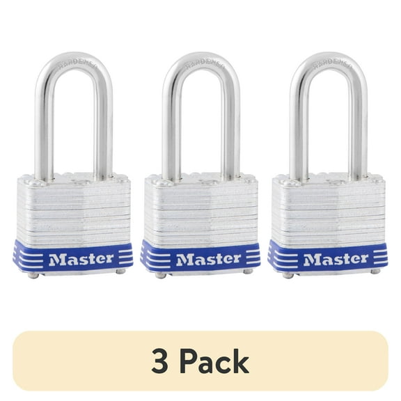 CERPXFF-Padlocks Keyed Alike, Pack of 6, Laminated Steel Keyed Lock (1 ...