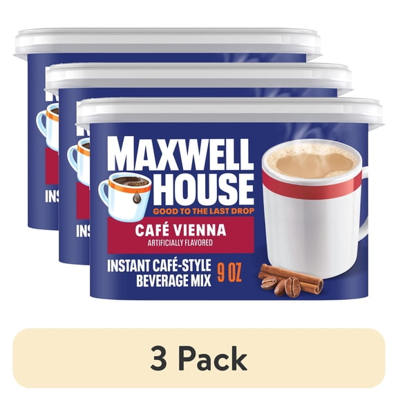 Maxwell House, Coffee, Cafe Vienna, 9 oz, Instant Beverage Mix ...
