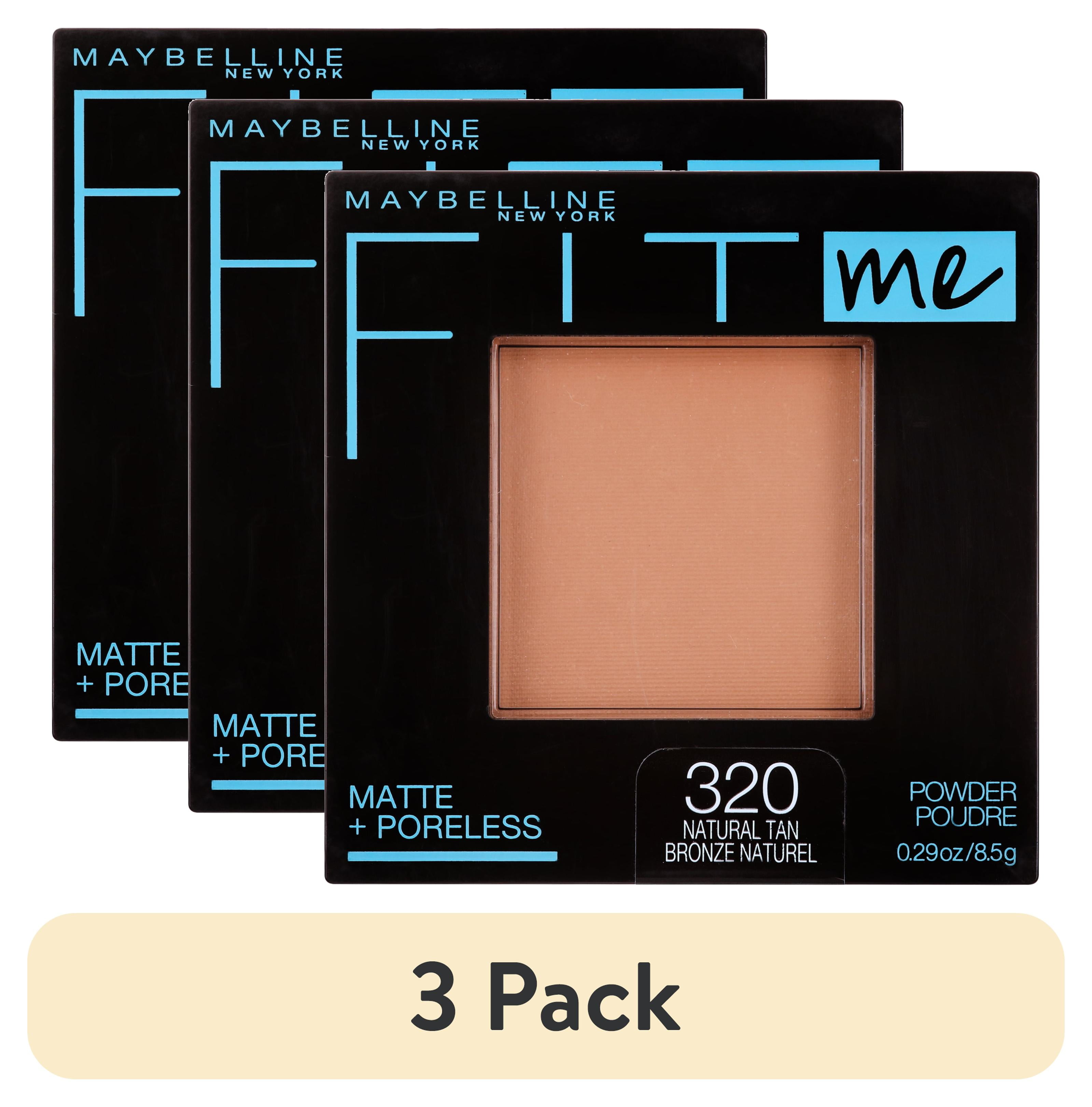 (3 pack) Maybelline Fit Me Matte Poreless Pressed Face Powder Makeup ...
