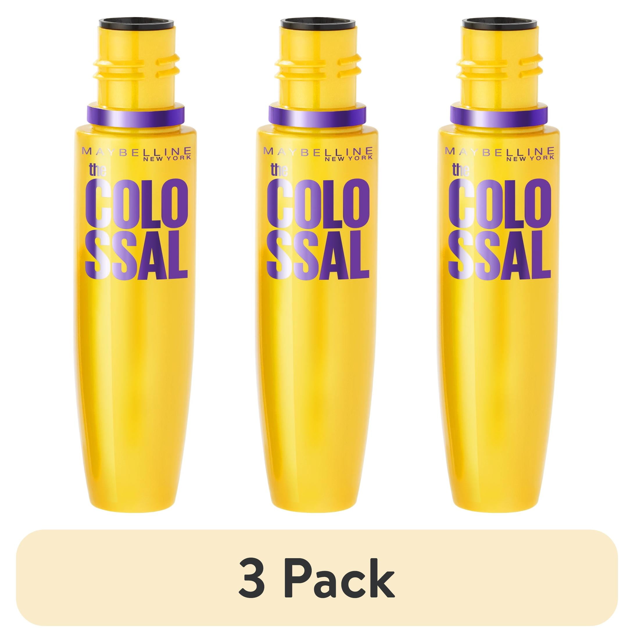 (3 pack) Maybelline Volum' Express The Colossal Washable Mascara ...