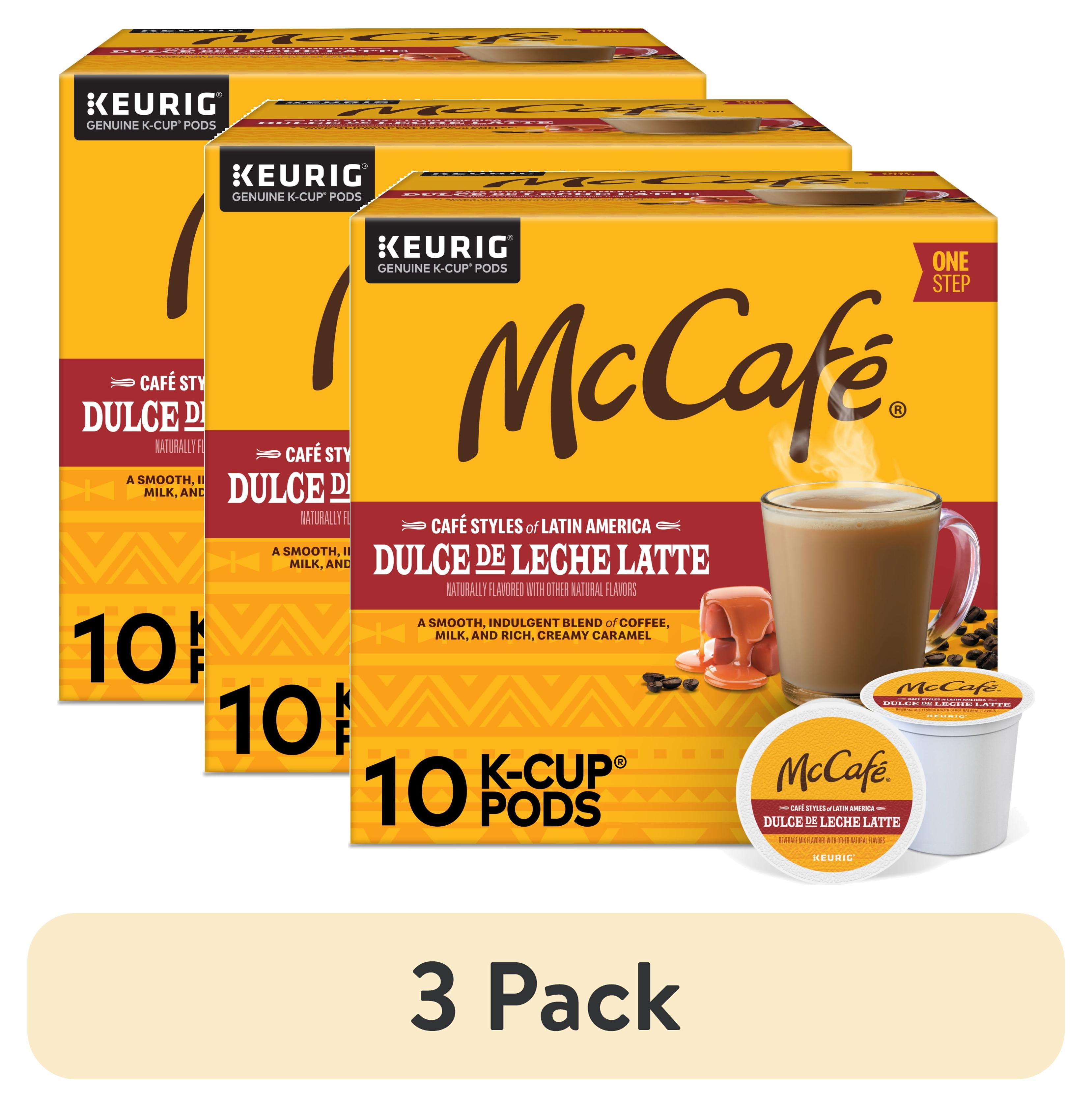 (3 pack) McCafe, Dulce de Leche One Step Latte Medium Roast K-Cup ...