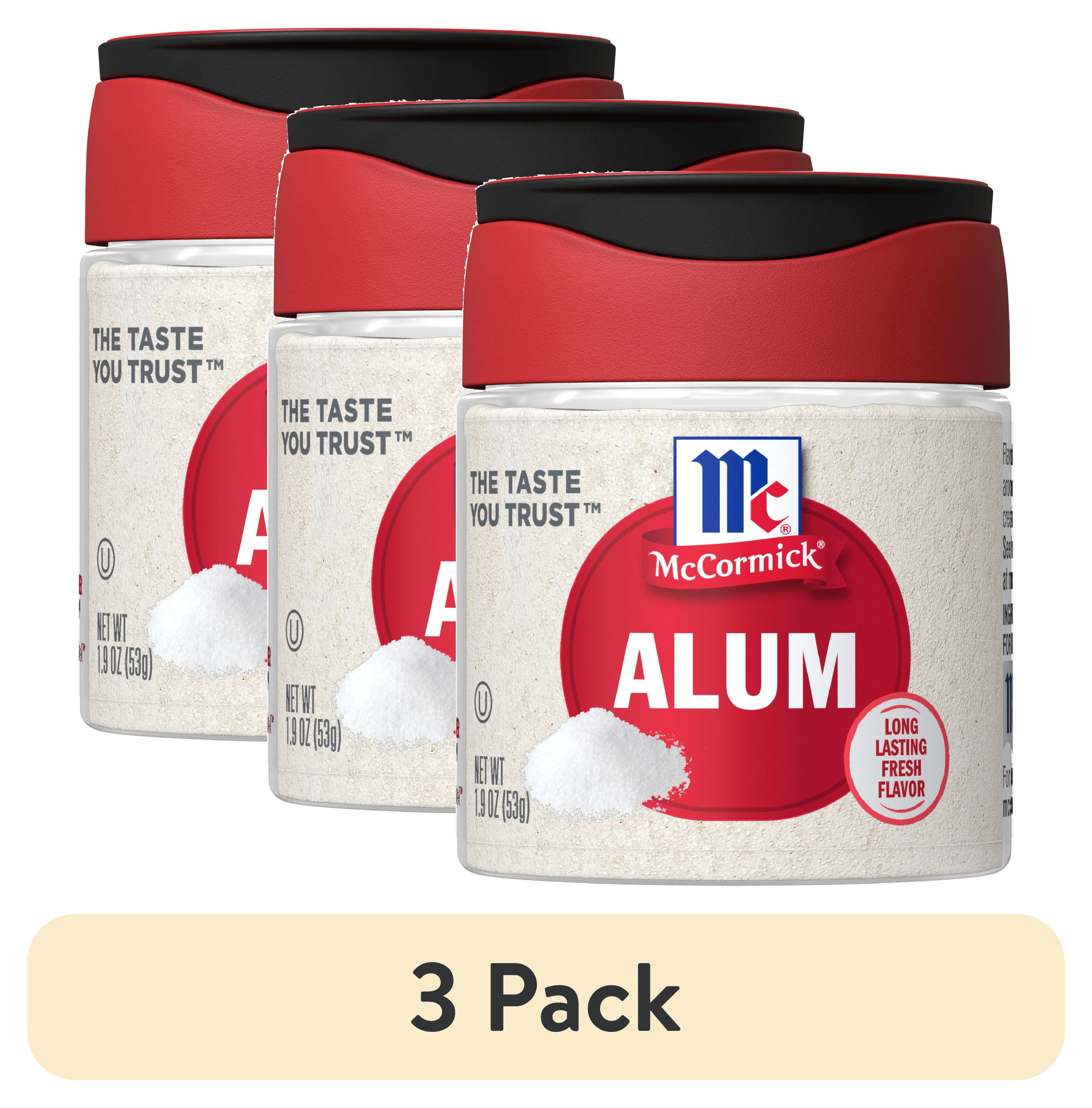 (3 pack) McCormick Kosher Alum, 1.9 oz Bottle - Walmart.com