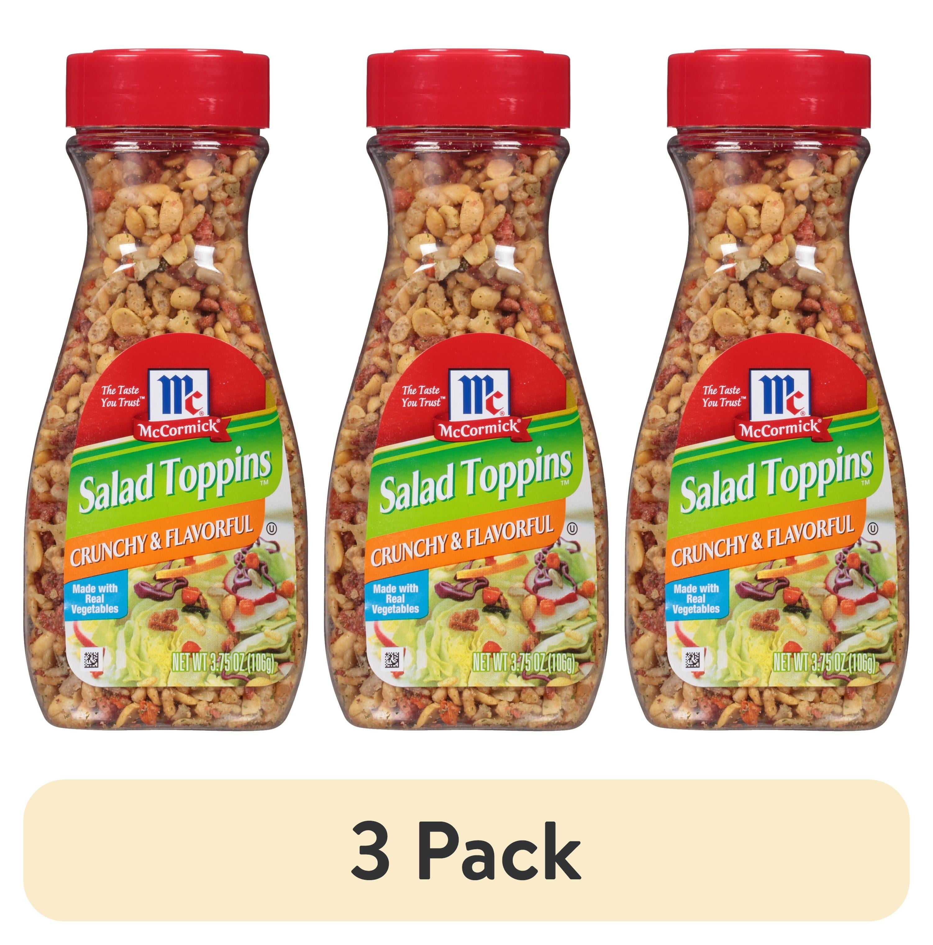 (3 pack) McCormick Non-GMO Kosher Crunchy & Flavorful Salad Toppings, 3 ...