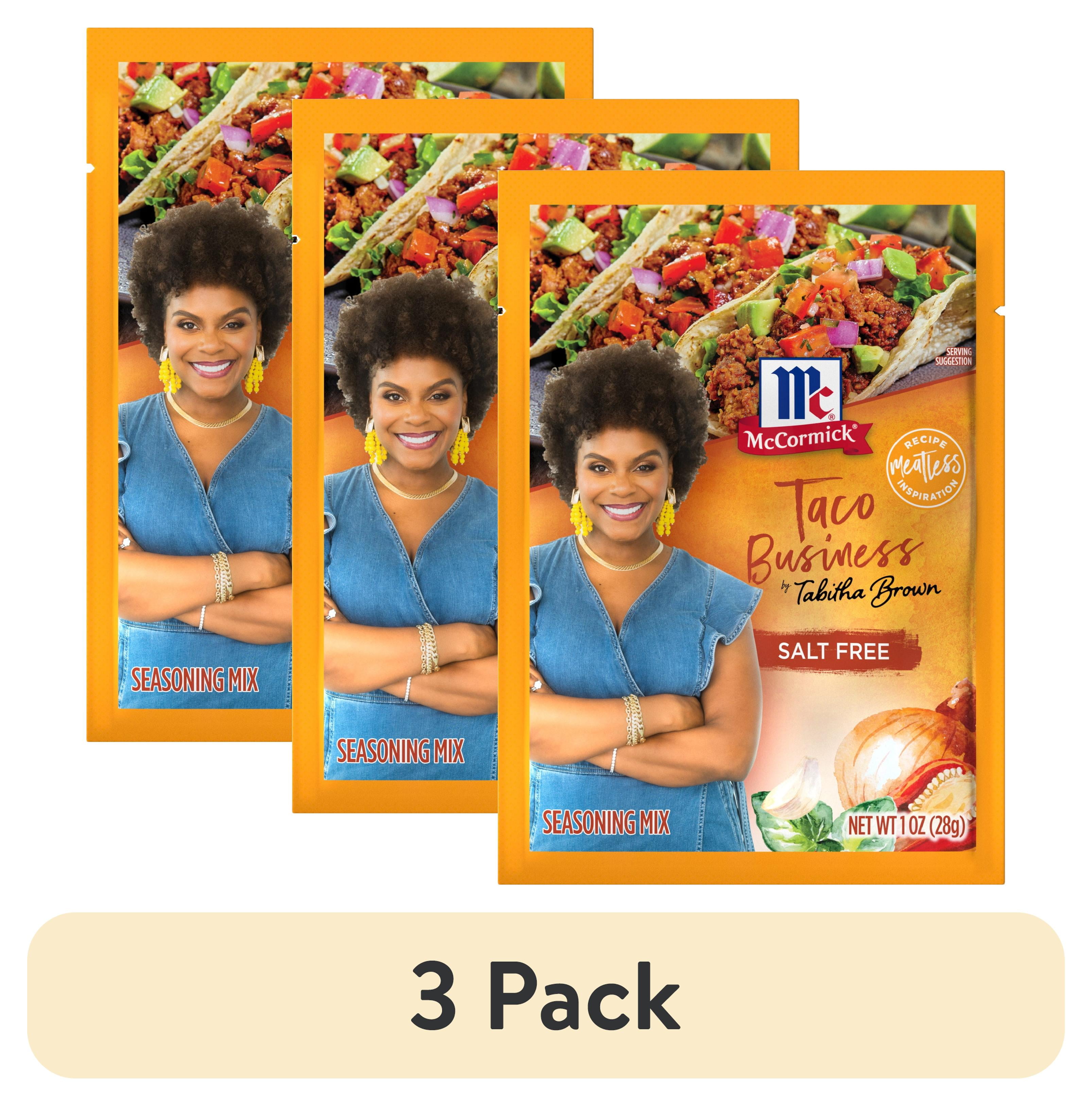(3 pack) McCormick Taco Business by Tabitha Brown, Salt-Free Seasoning ...