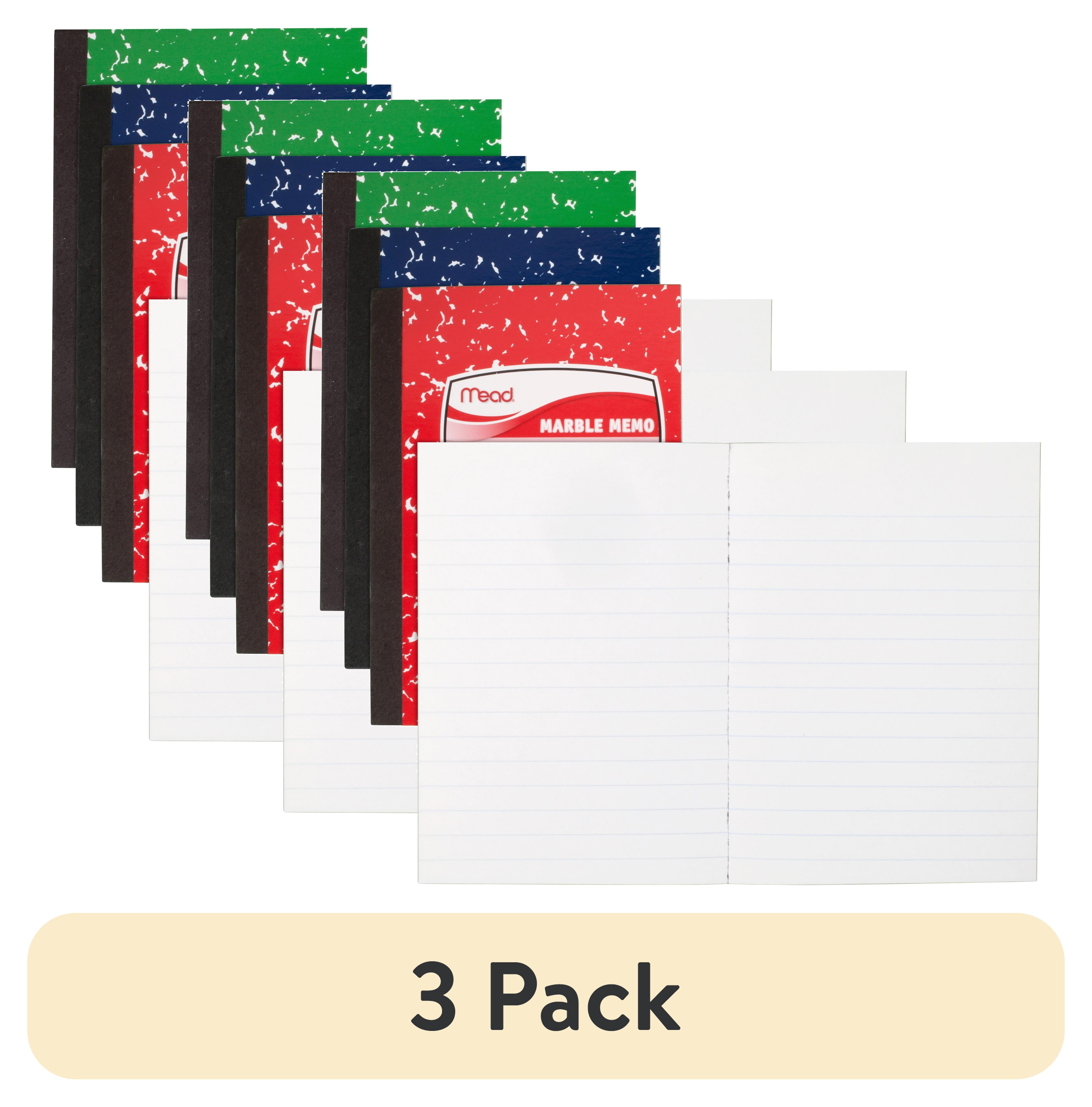 (3 pack) Mead, MEA45417, Square Deal Colored Memo Book, 1 Each ...