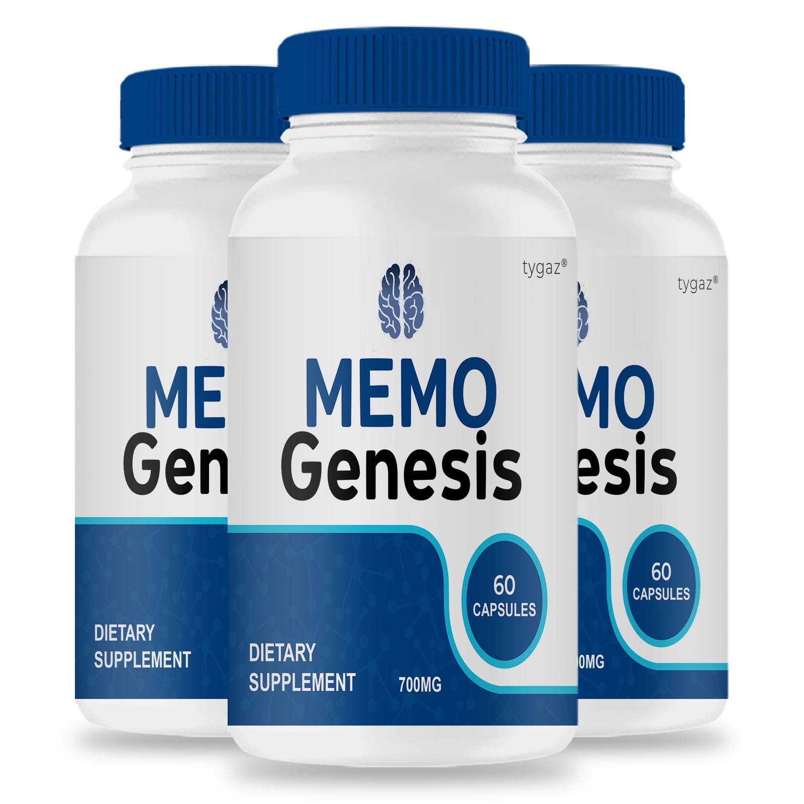 (3 pack) MemoGenesis - Memo Genesis Pill Supplement - Walmart.com