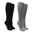 Fine Fit Men's Compression Support Socks, 3 Pack, Knee High, Size 9-13 ...