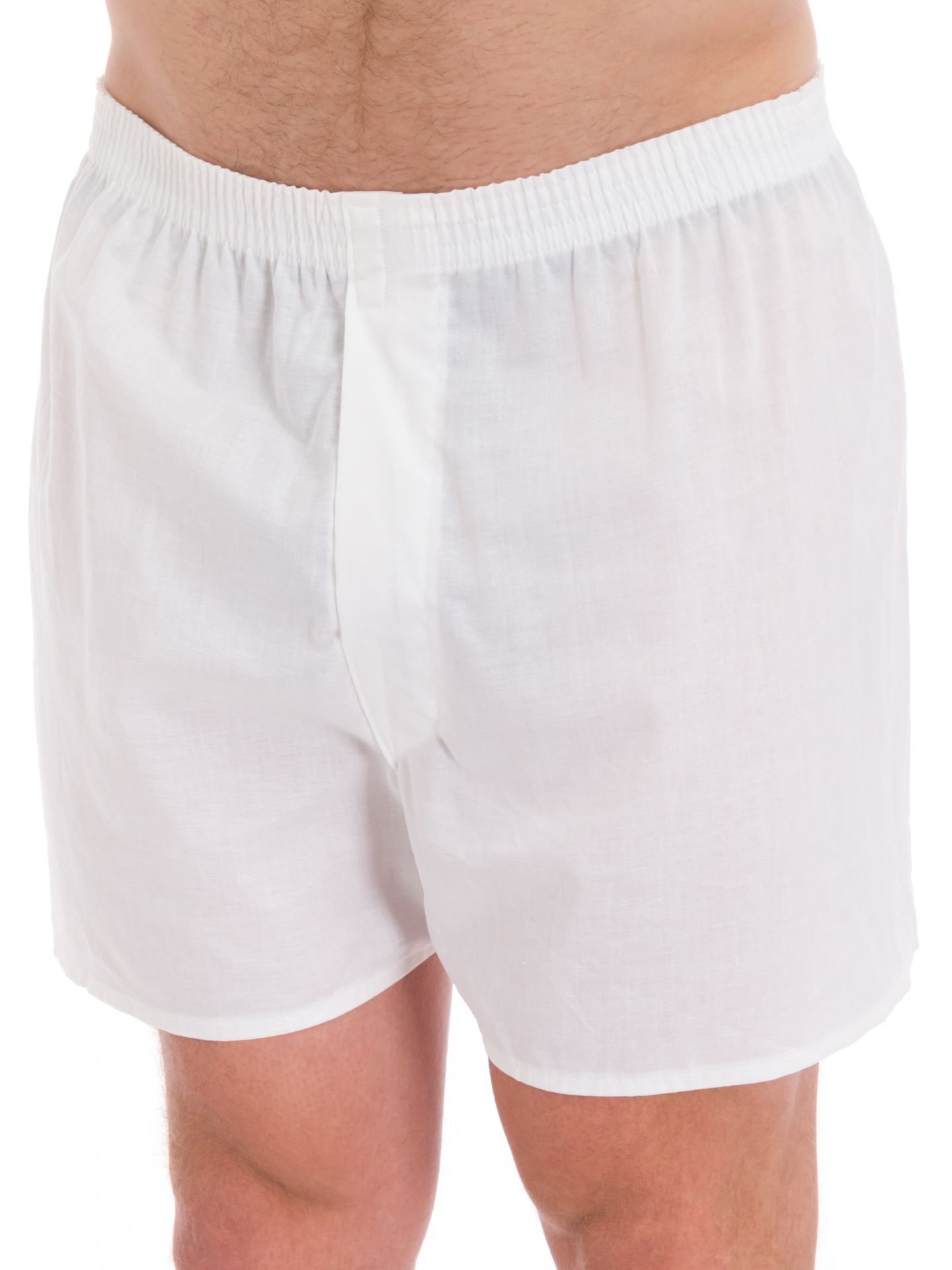 3-pack Men's Fruit of the Loom 595 Solid White Boxers (Small) - Walmart.com