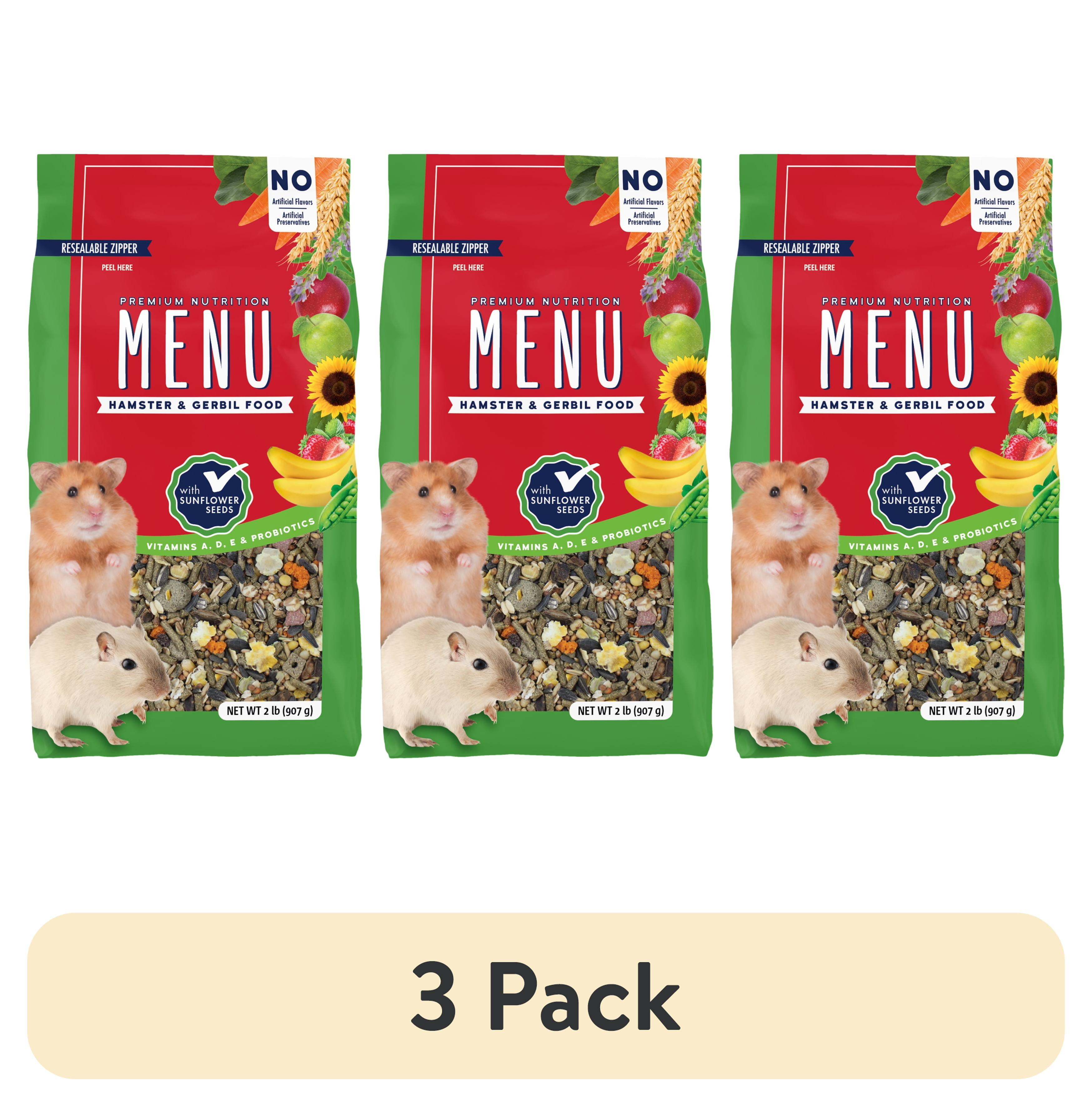 (3 pack) Vitakraft Menu Premium Hamster Food 2 lb - Walmart.com