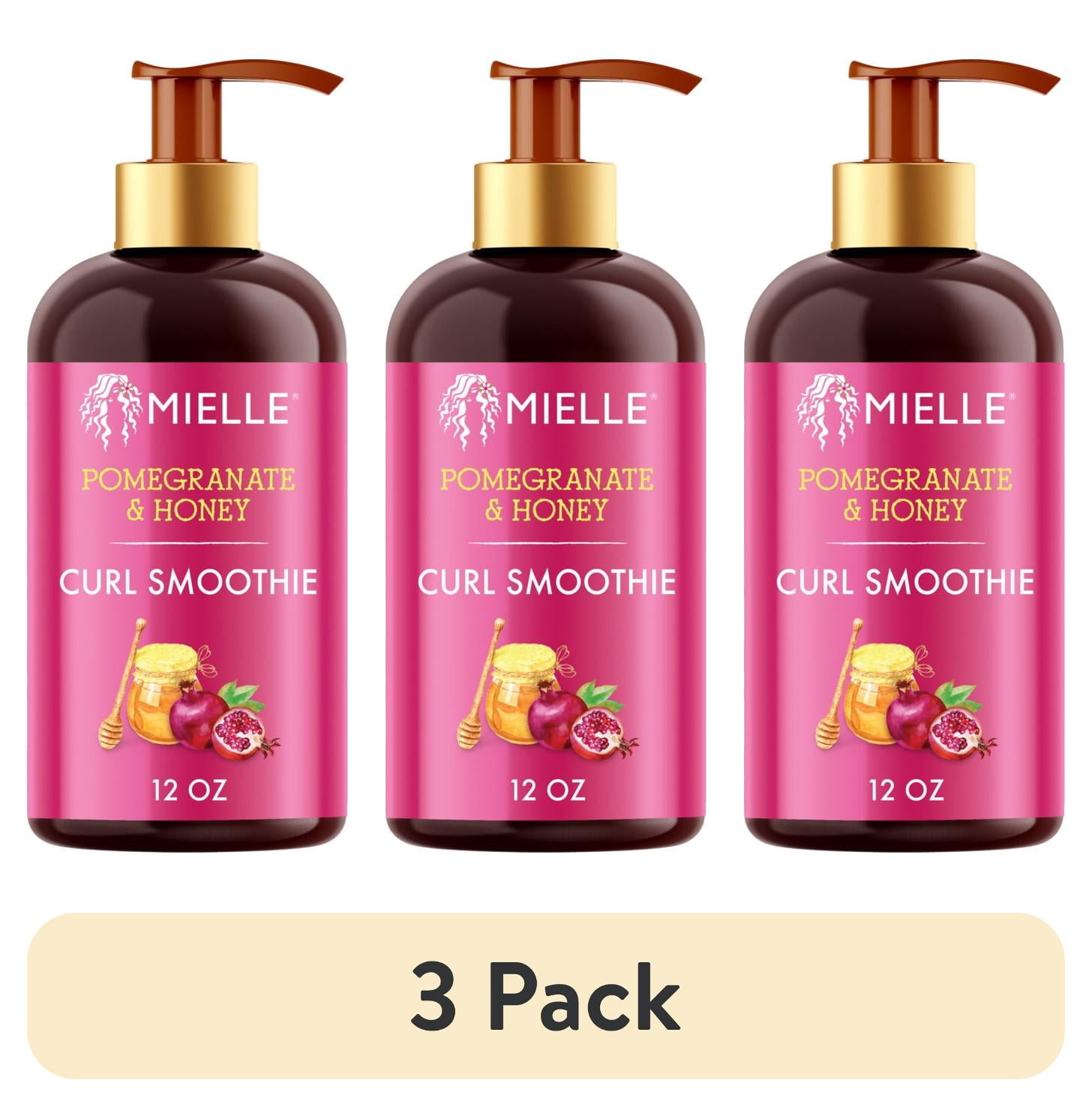 (3 pack) Mielle Pomegranate and Honey Curl Smoothie 12 fl. oz ...
