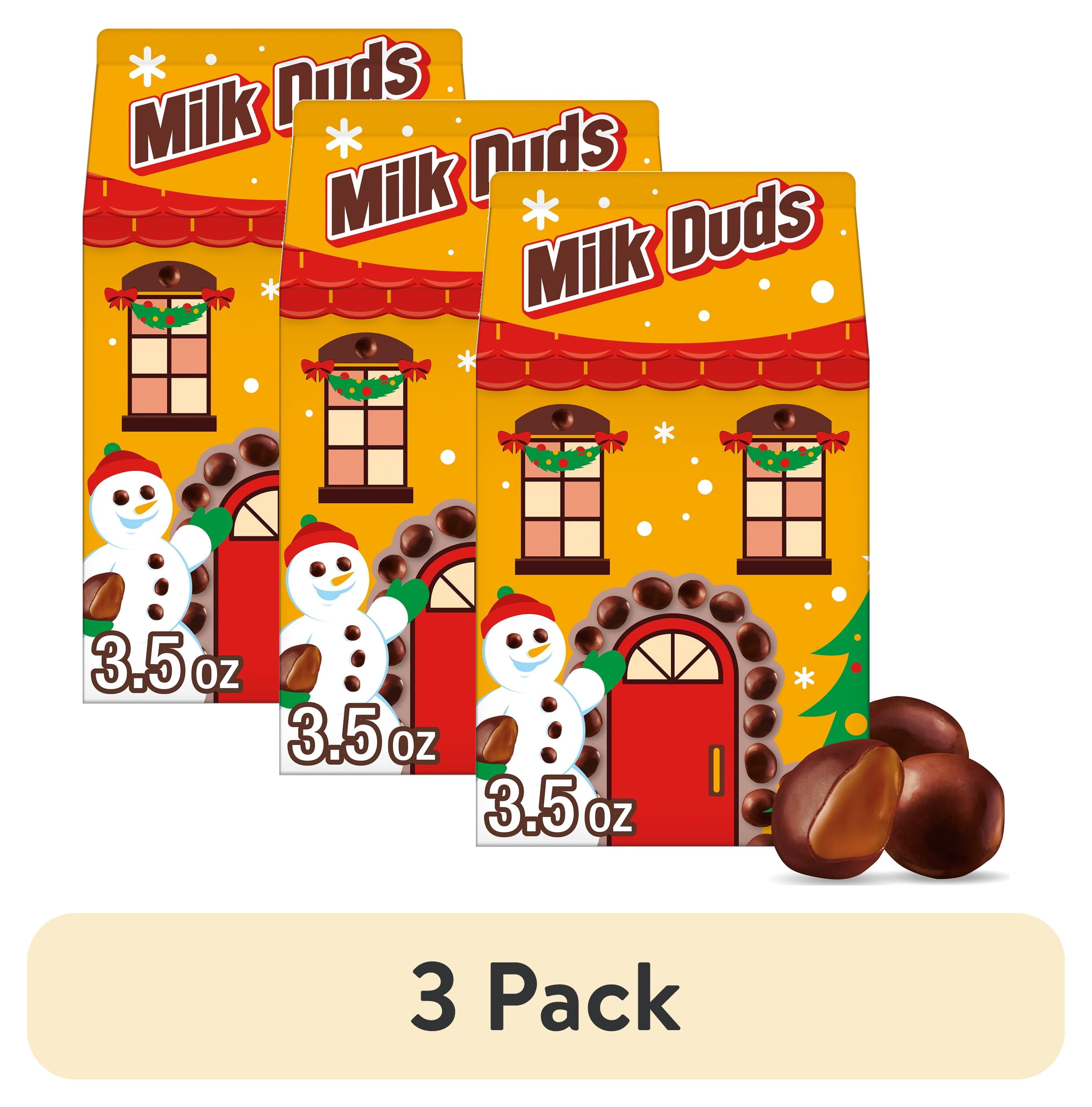 (3 pack) Milk Duds Chocolate and Caramel Christmas Holiday Candy ...